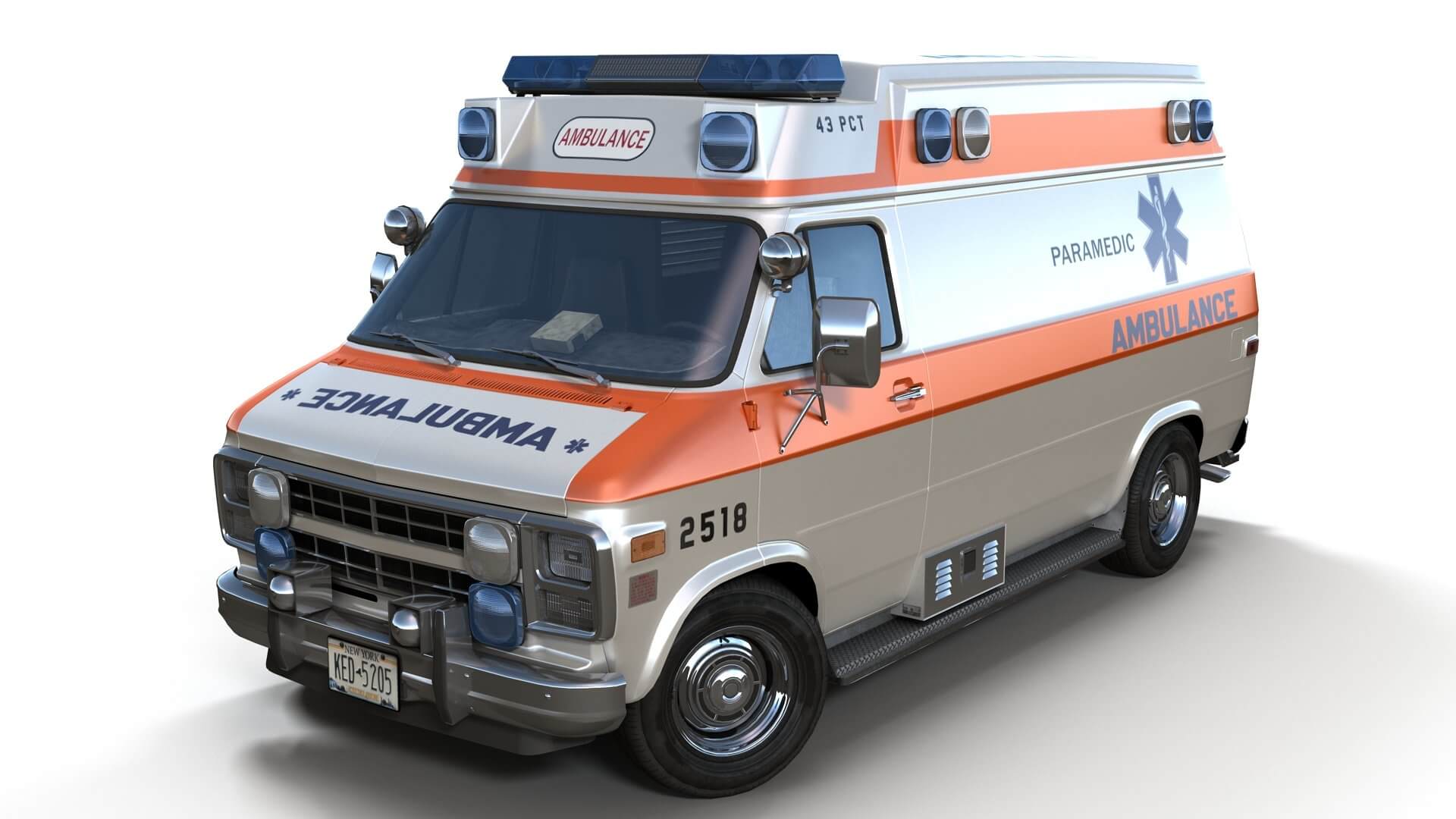 American Ambulance 3D Model