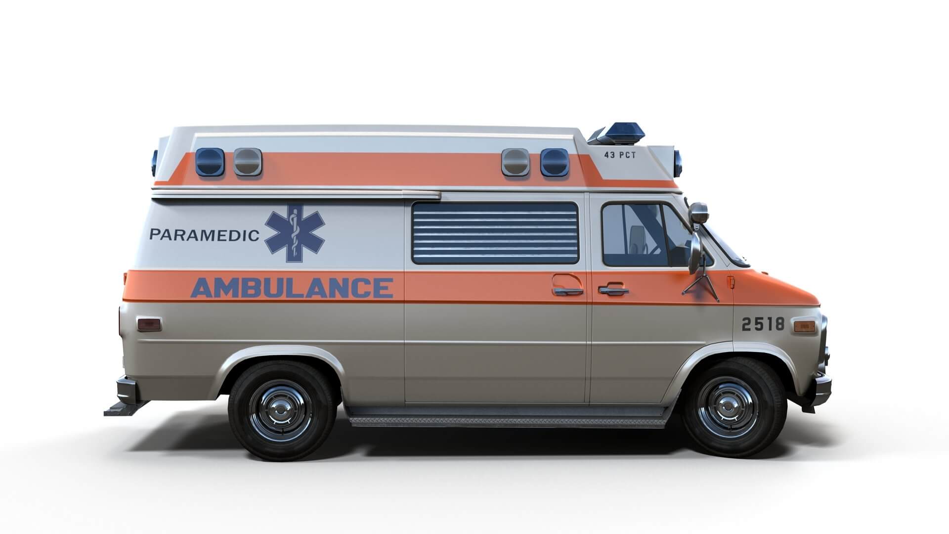 American Ambulance - 3D Model by Veaceslav Condraciuc