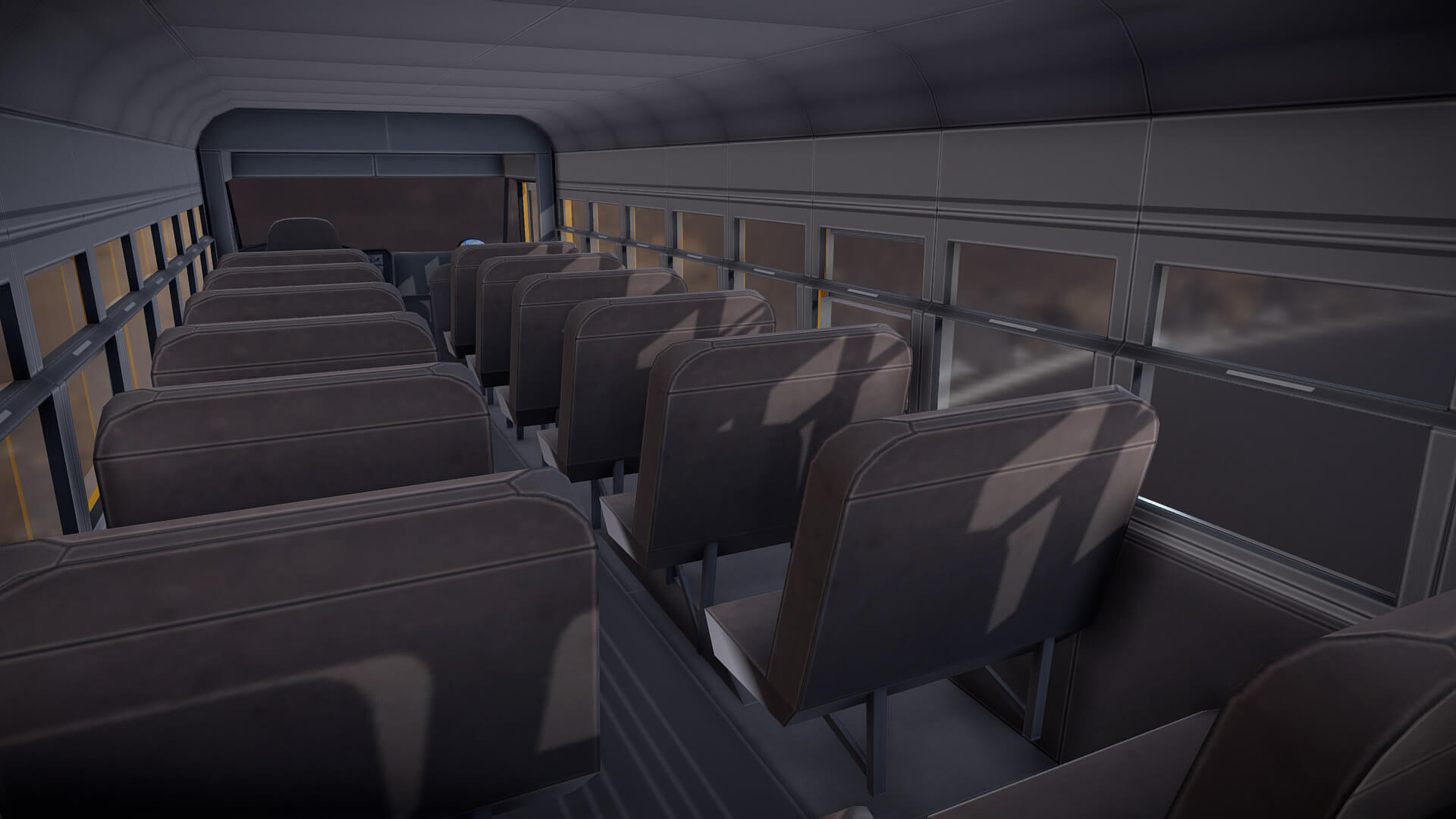 American Generic School Mid Bus - 3D Model by Veaceslav Condraciuc