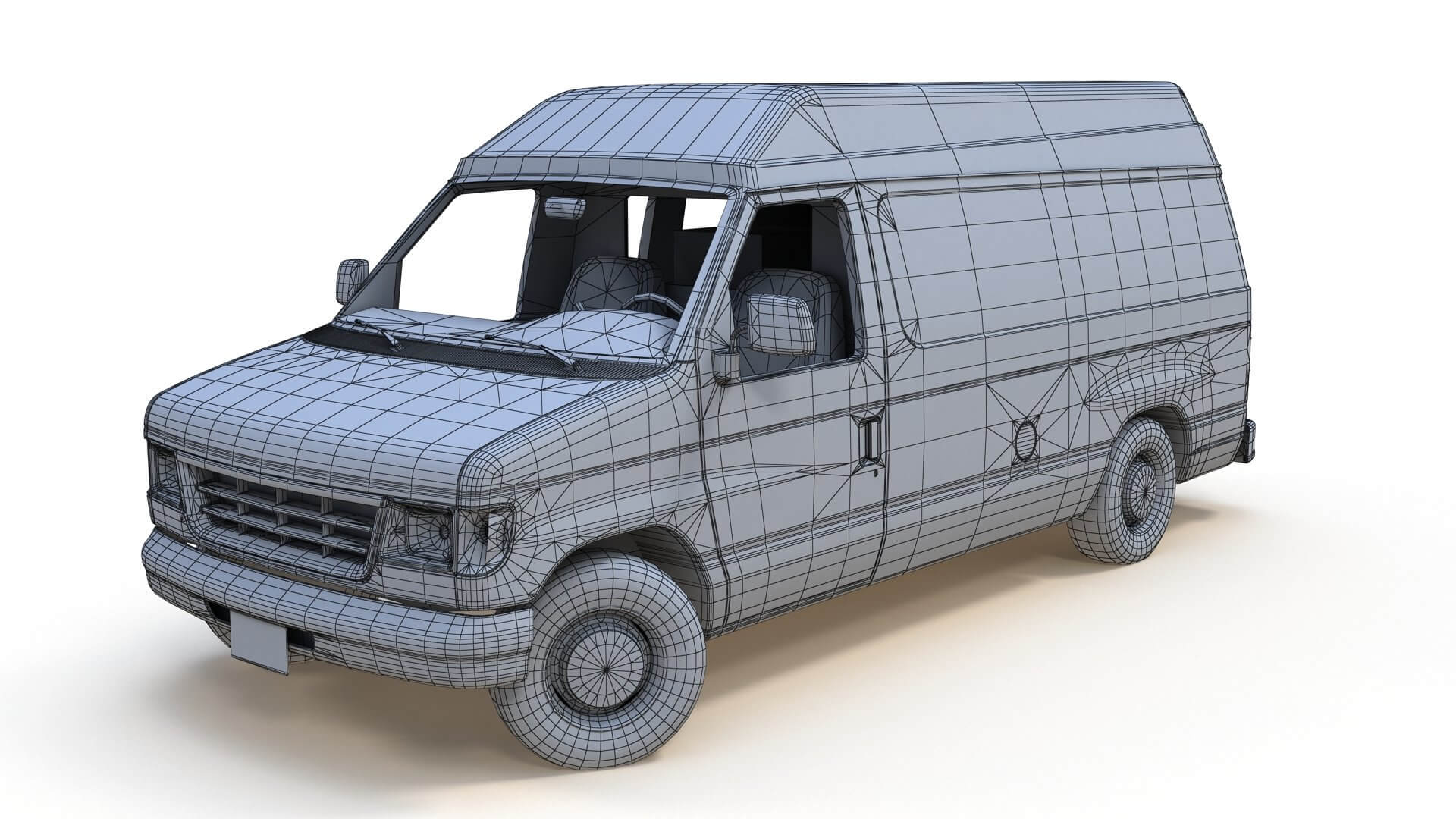 American Industrial Van XL - 3D Model by Veaceslav Condraciuc