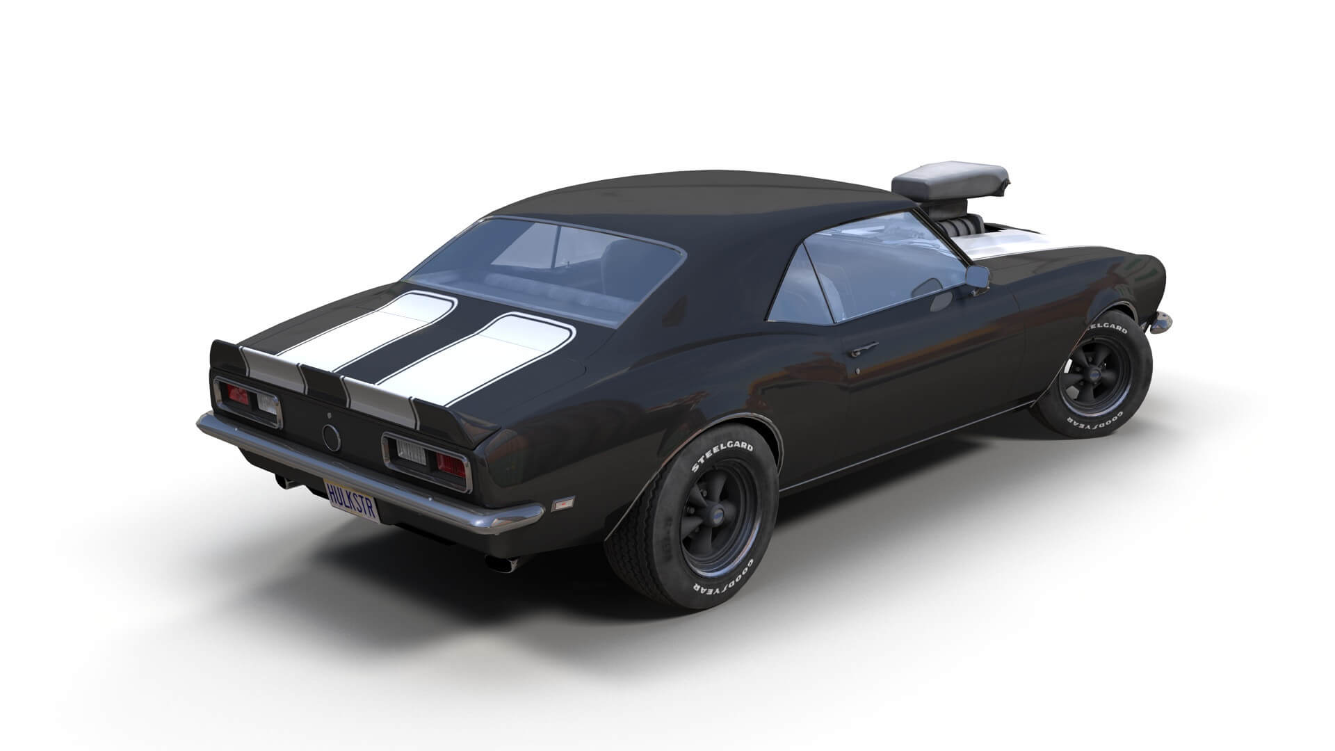 American Muscle Car - 3D Model by Veaceslav Condraciuc