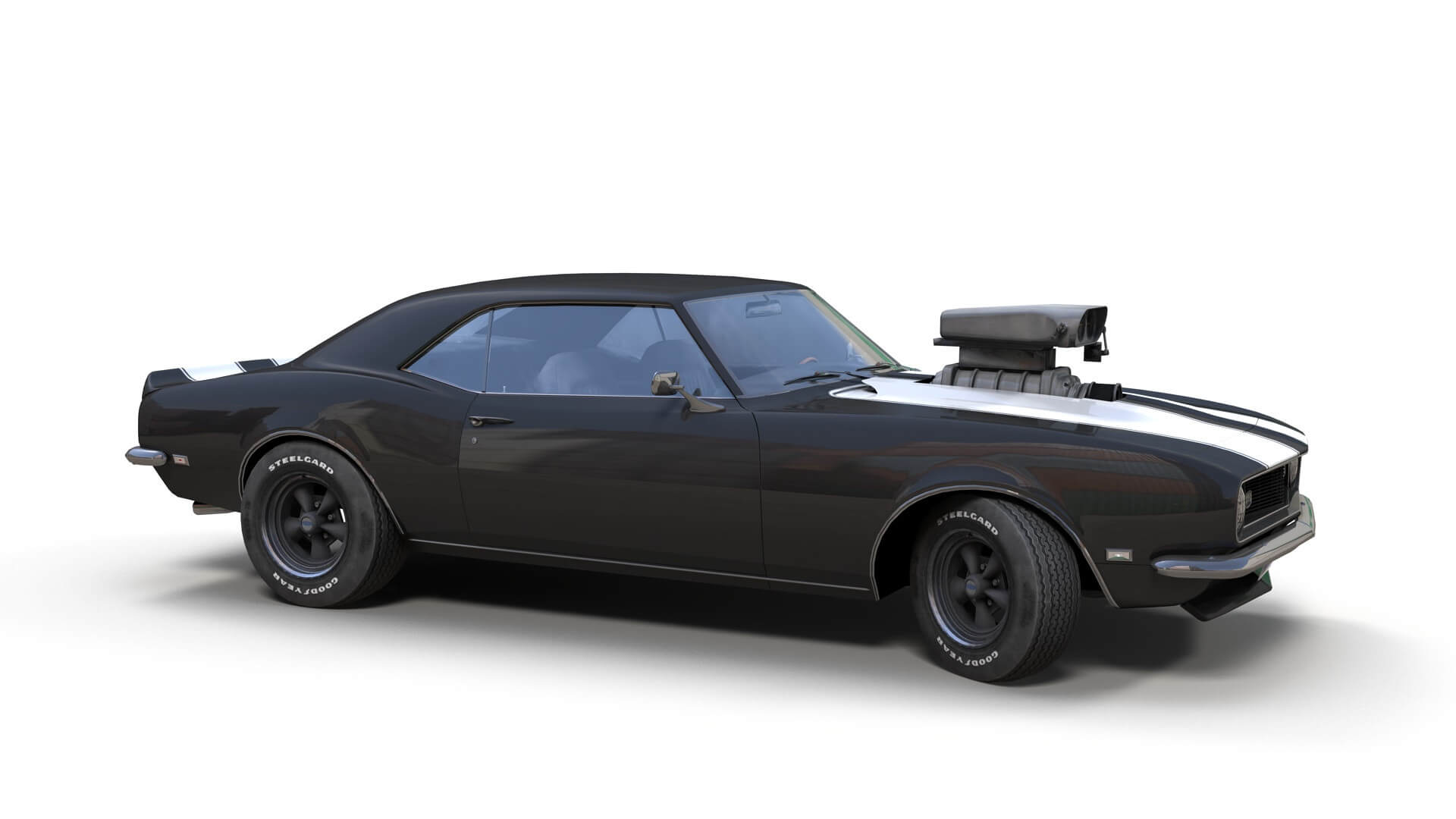 American Muscle Car - 3D Model by Veaceslav Condraciuc