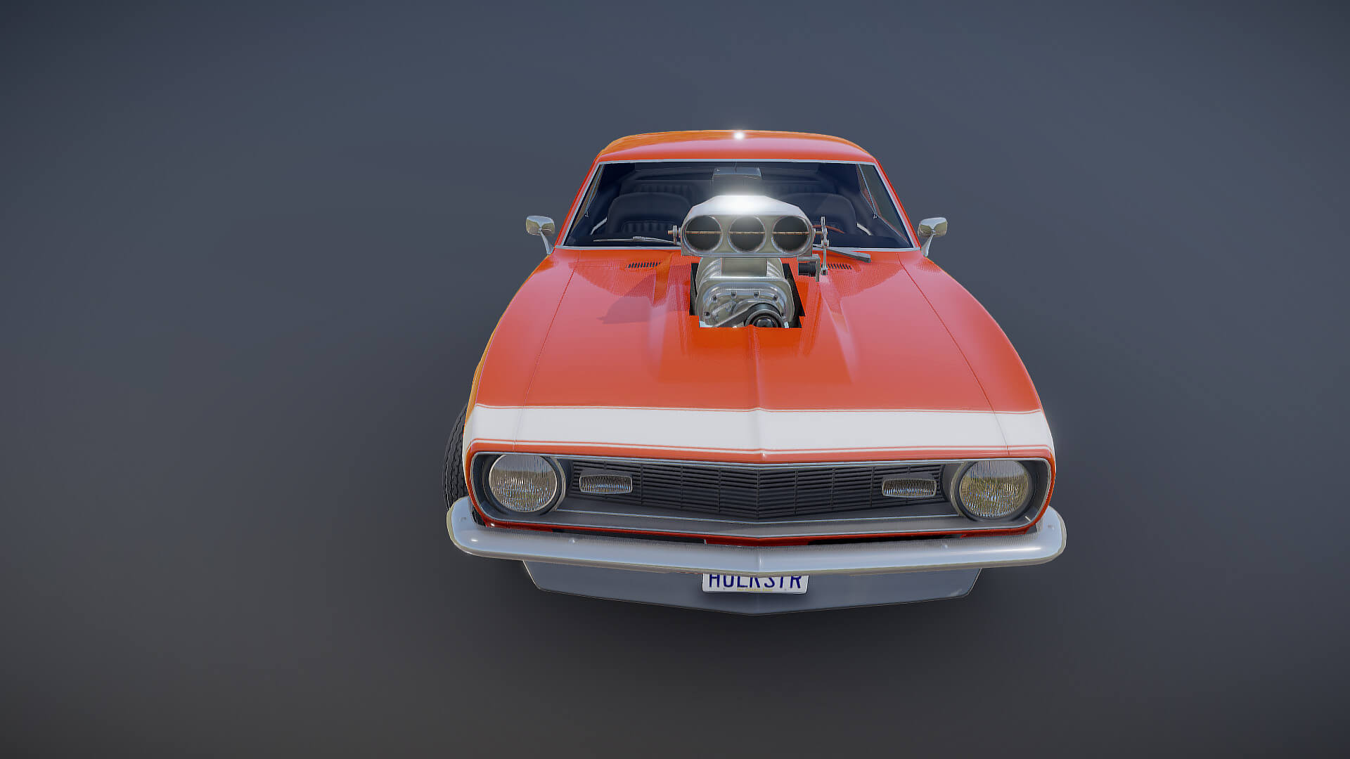 American Muscle Car - 3D Model by Veaceslav Condraciuc