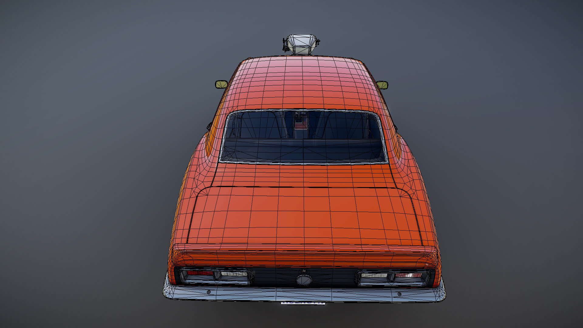 American Muscle Car - 3D Model by Veaceslav Condraciuc