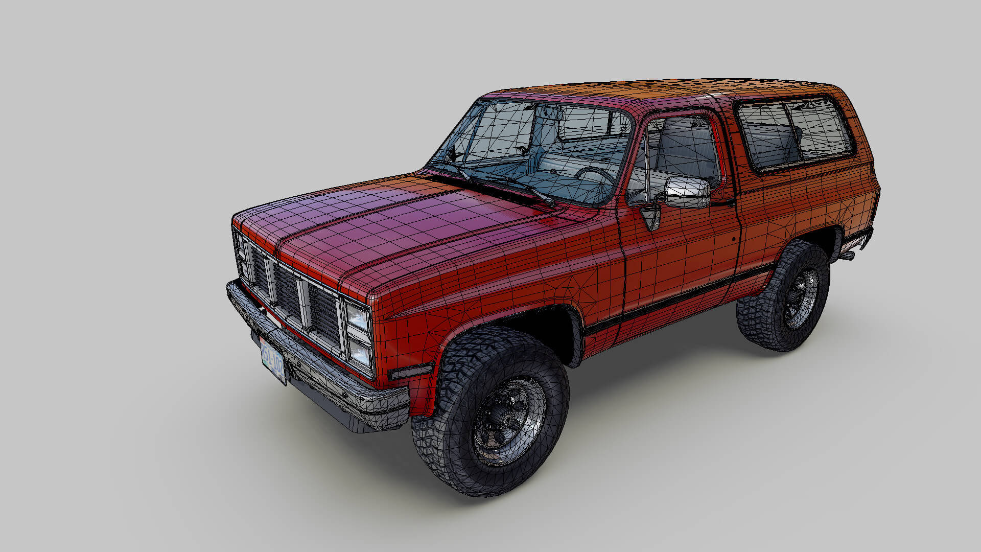 American Offroad Car - 3D Model by Veaceslav Condraciuc