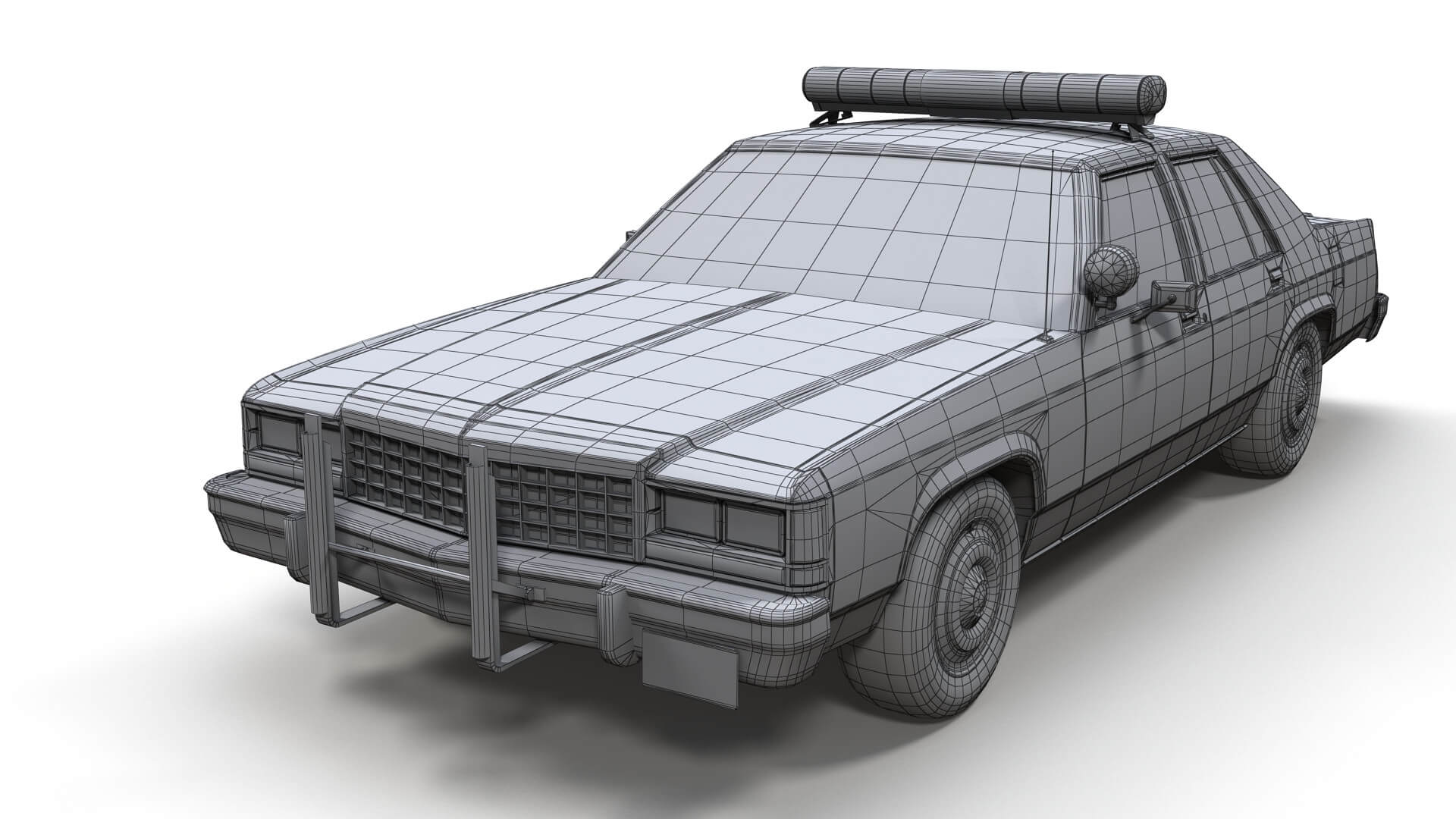 American Police Cars - 3D Model by Veaceslav Condraciuc