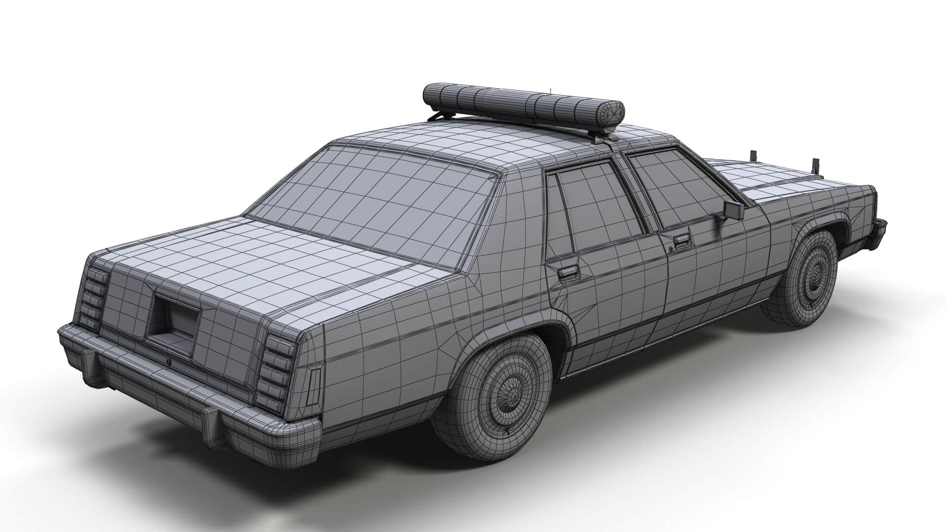 American Police Cars - 3D Model by Veaceslav Condraciuc