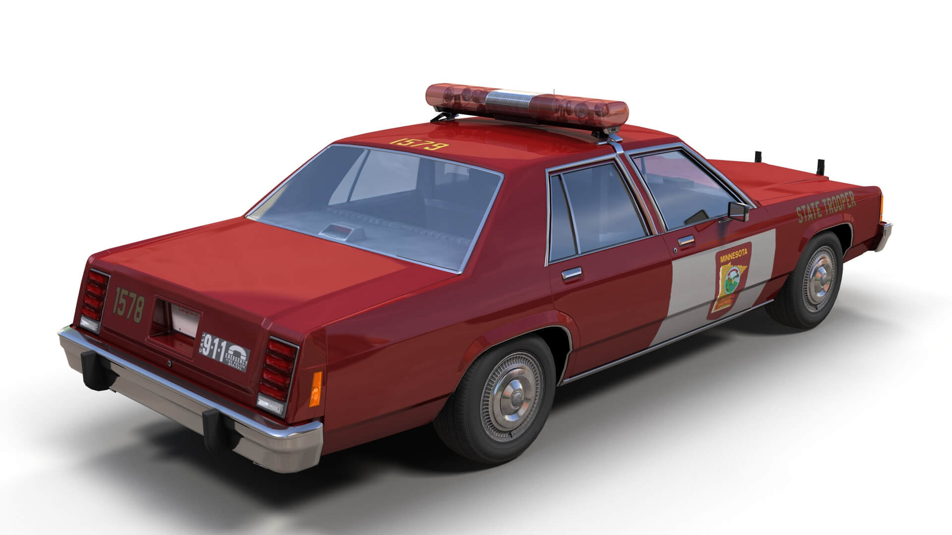 American Police Cars - 3D Model by Veaceslav Condraciuc