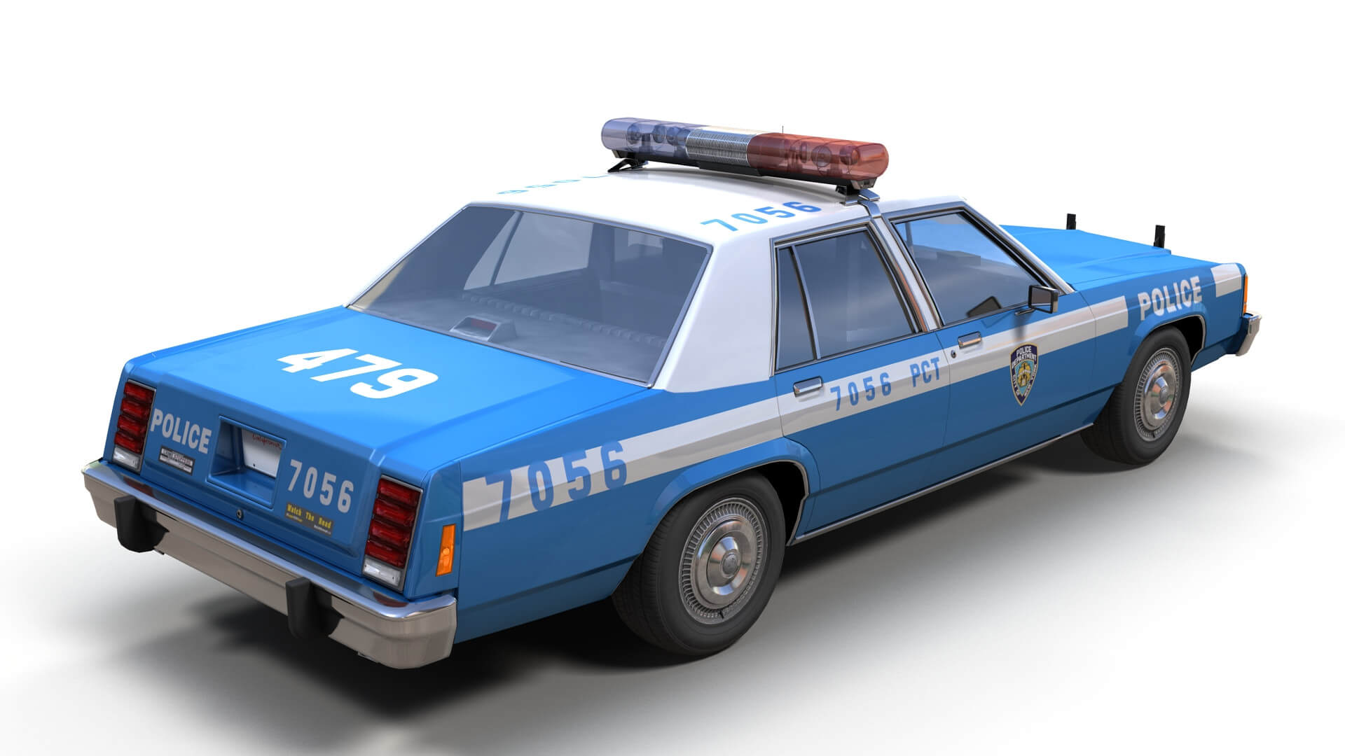 American Police Cars - 3D Model by Veaceslav Condraciuc