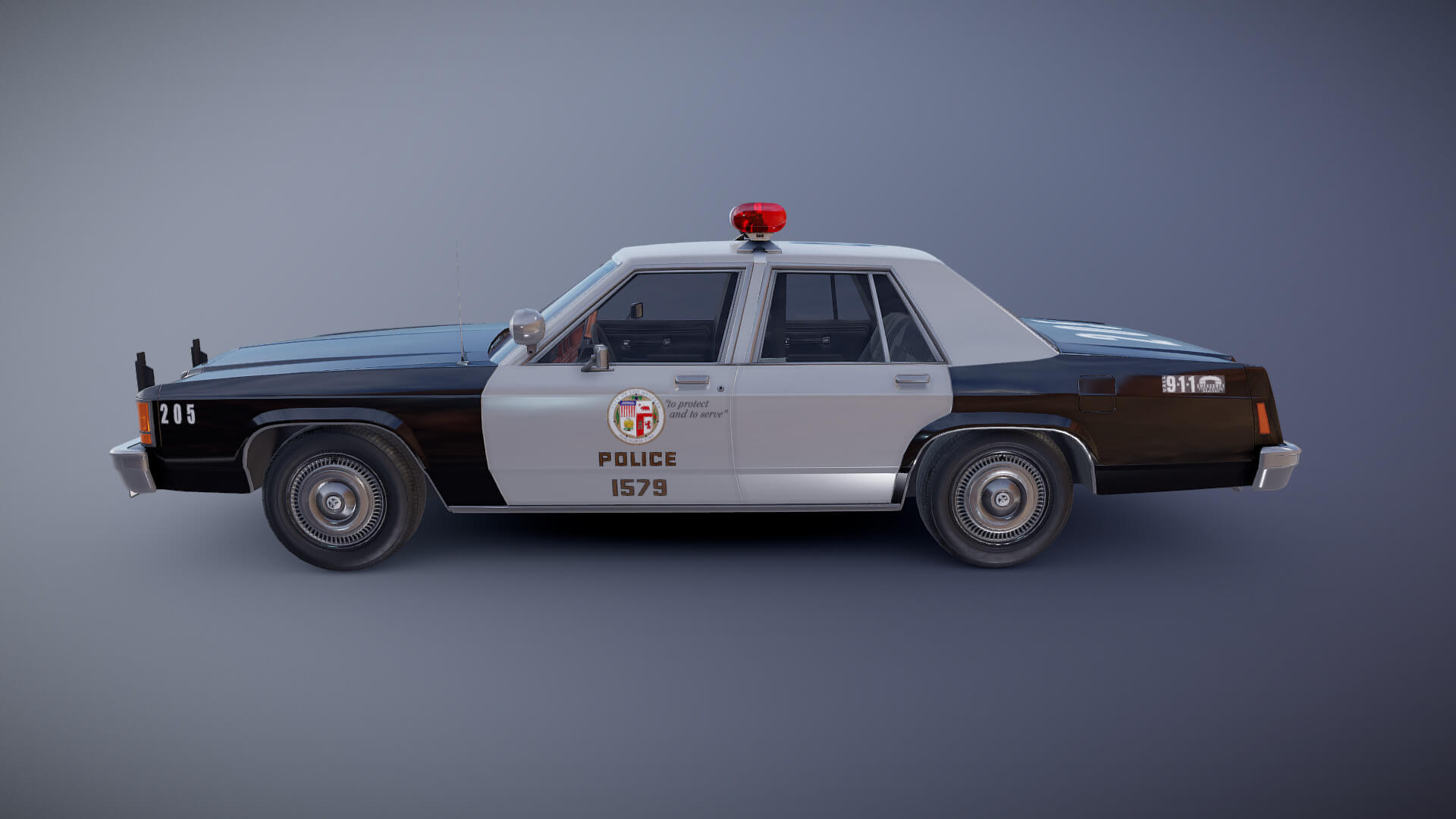 American Police Cars - 3D Model by Veaceslav Condraciuc