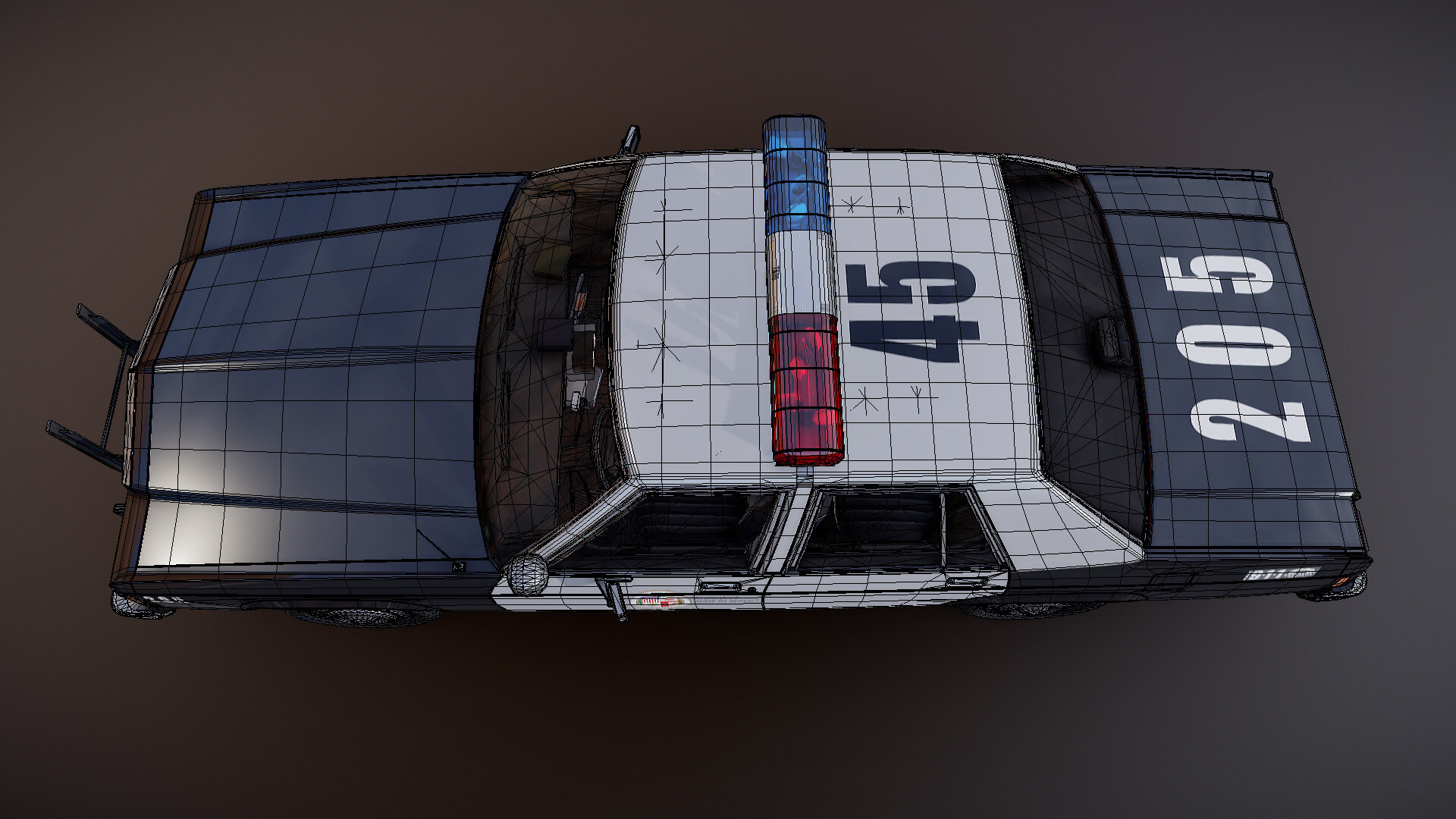 American Police Cars - 3D Model by Veaceslav Condraciuc