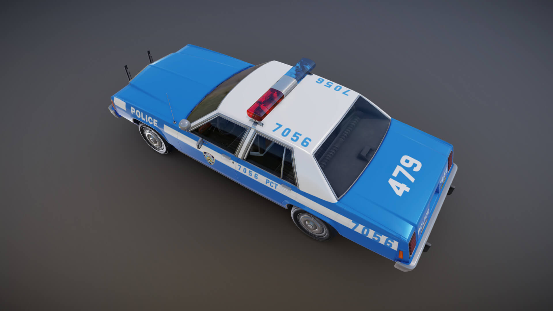 American Police Cars - 3D Model by Veaceslav Condraciuc