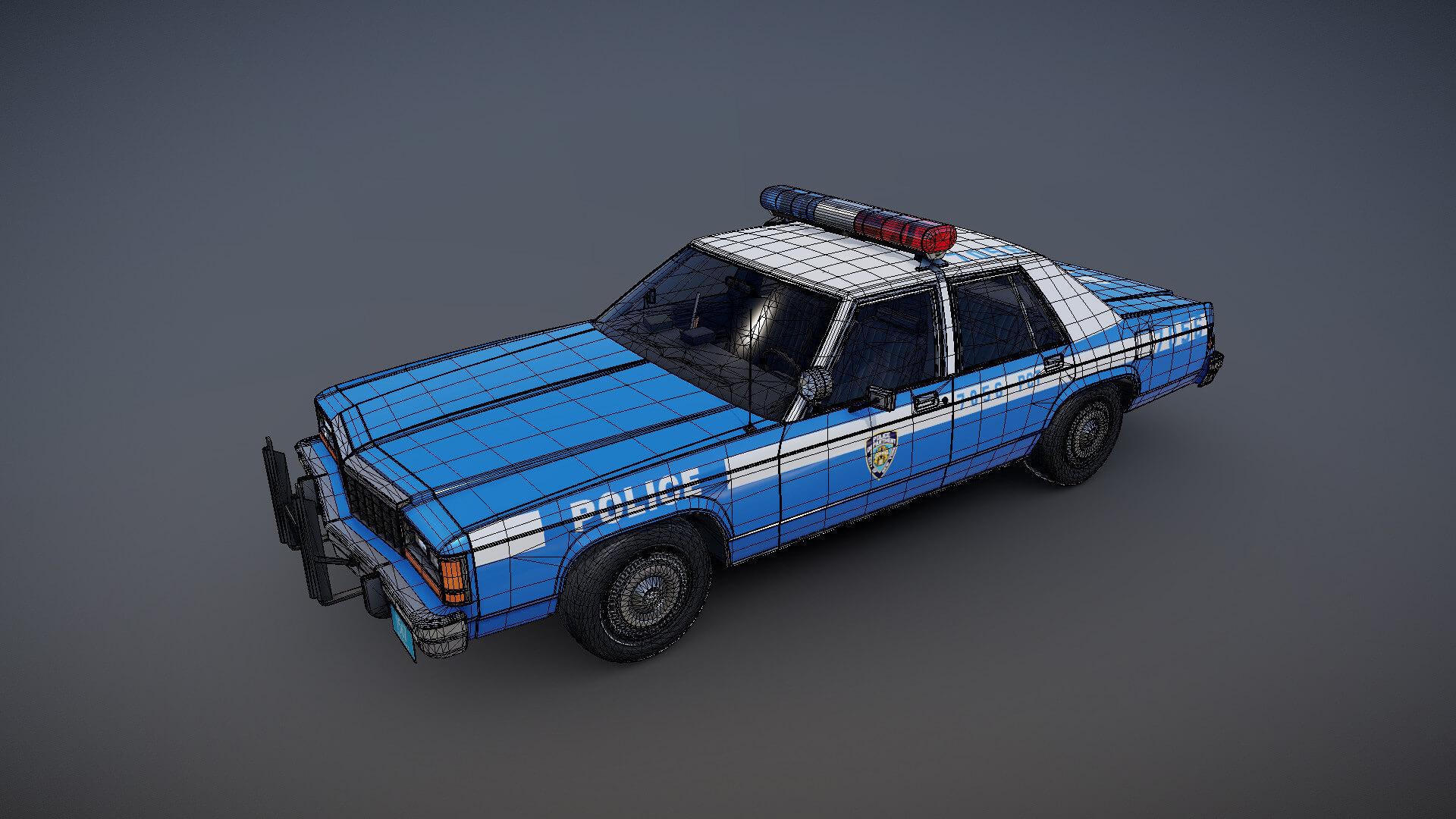 American Police Cars - 3D Model by Veaceslav Condraciuc
