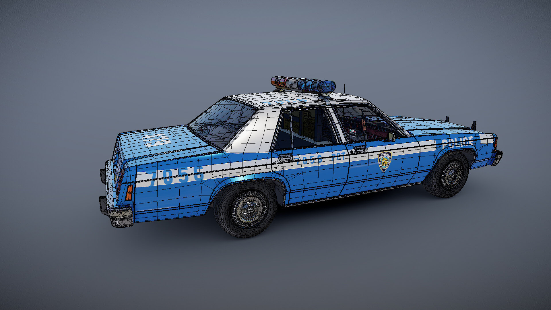 American Police Cars - 3D Model by Veaceslav Condraciuc
