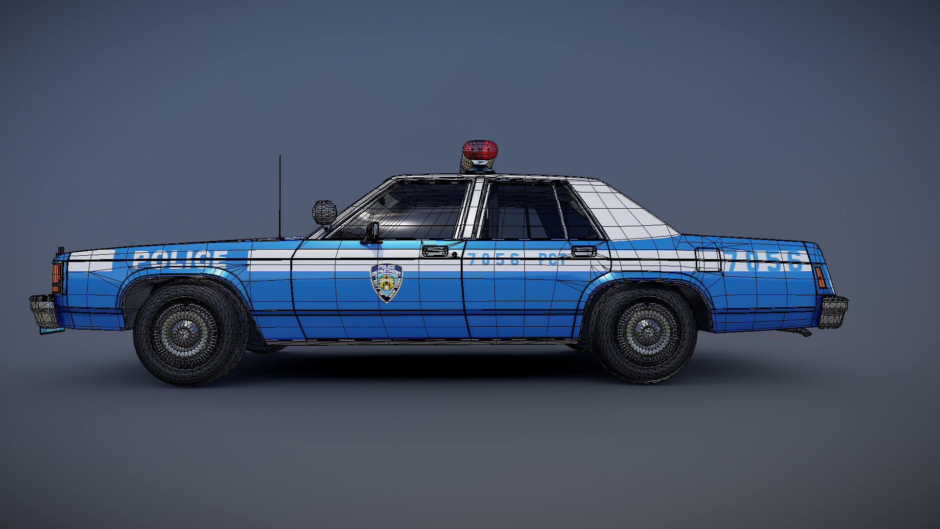 American Police Cars - 3D Model by Veaceslav Condraciuc