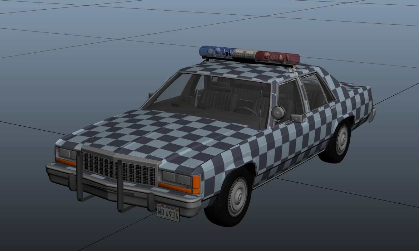 American Police Cars - 3D Model by Veaceslav Condraciuc