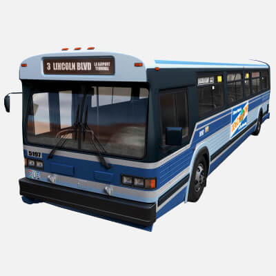 90s City Bus - 3D Model by Veaceslav Condraciuc