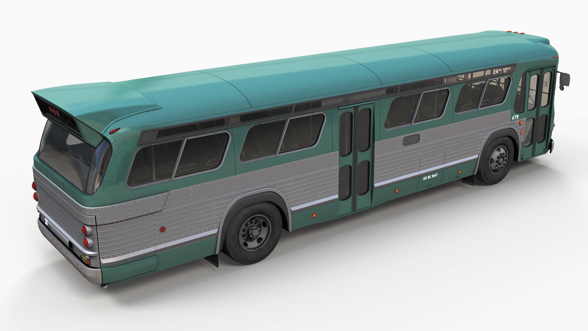 Vintage City Bus - 3D Model by Veaceslav Condraciuc