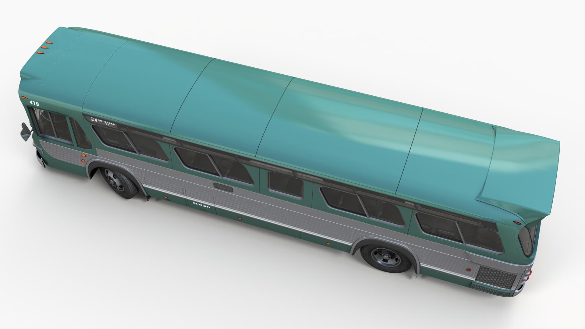 Vintage City Bus - 3D Model by Veaceslav Condraciuc