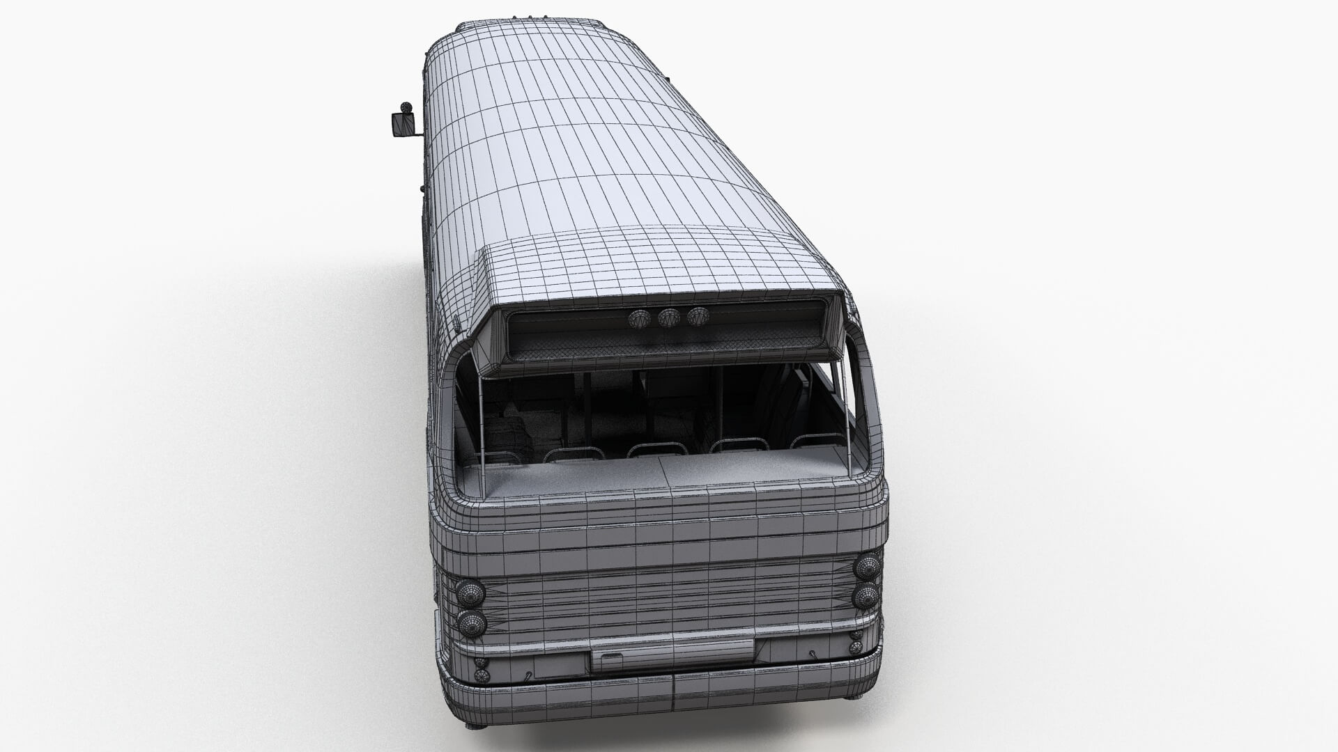 Vintage City Bus - 3D Model by Veaceslav Condraciuc