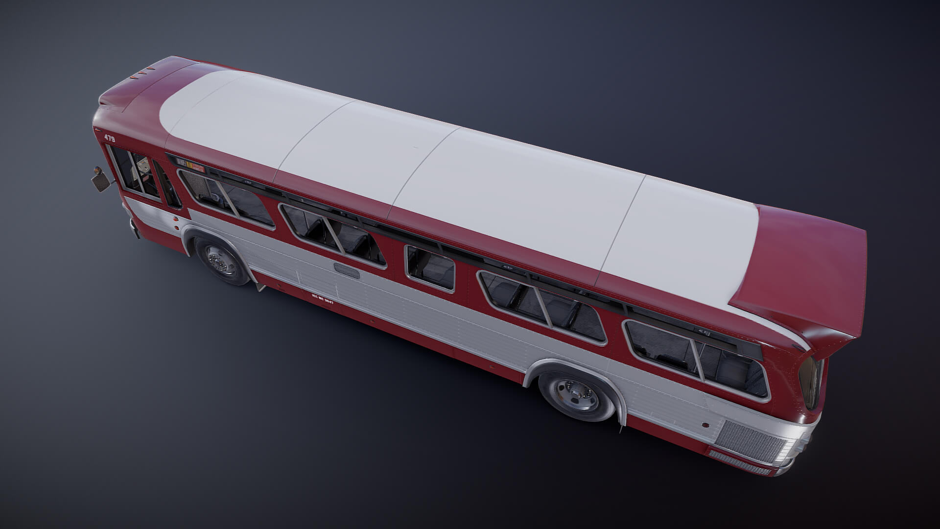 Vintage City Bus - 3D Model by Veaceslav Condraciuc