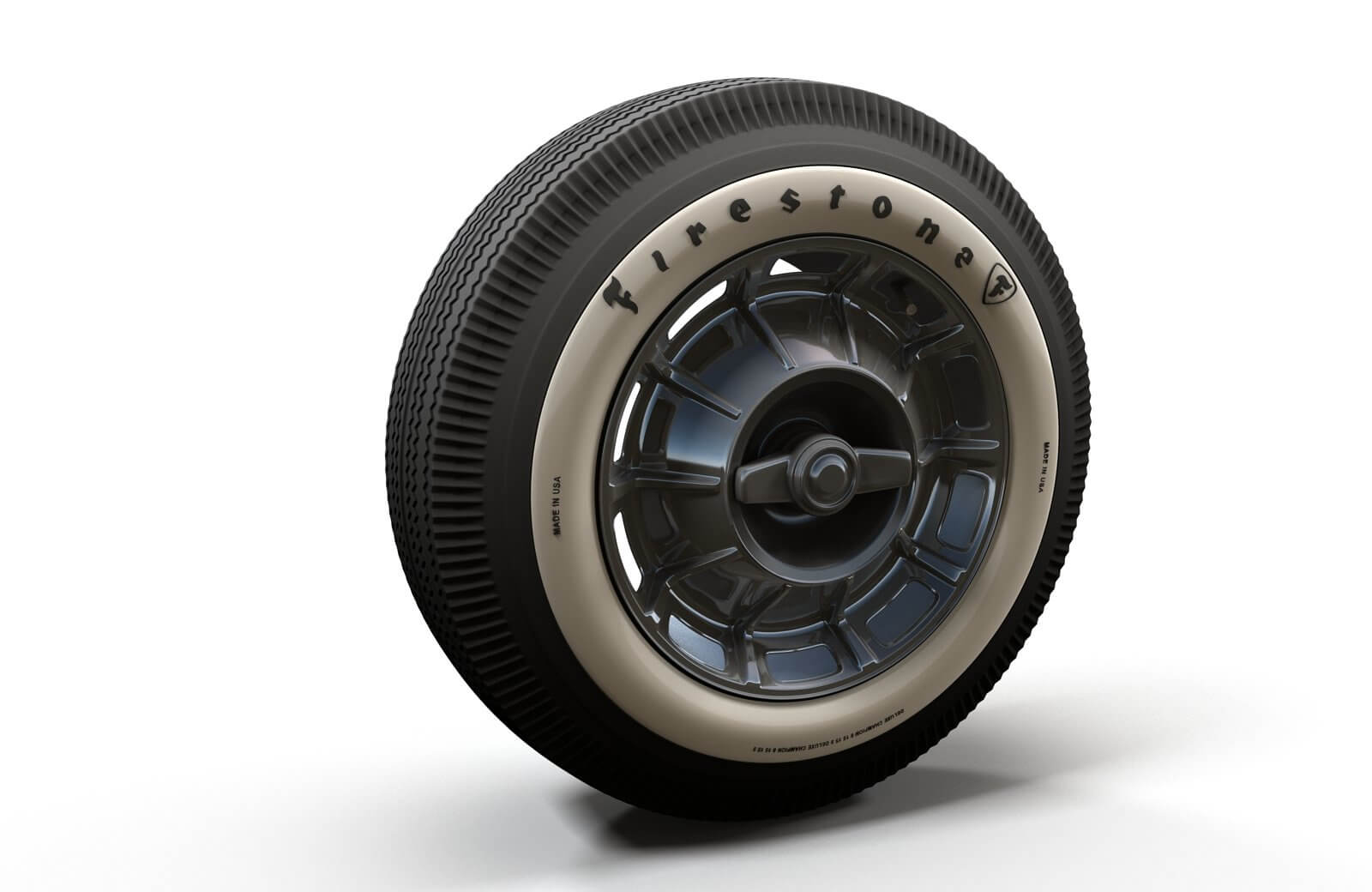 Classic Car Wheel - 3D Model by Veaceslav Condraciuc