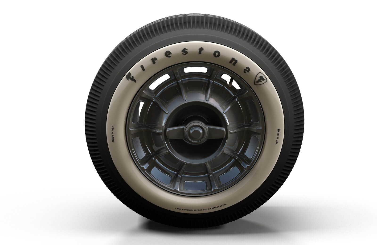 Classic Car Wheel - 3D Model by Veaceslav Condraciuc
