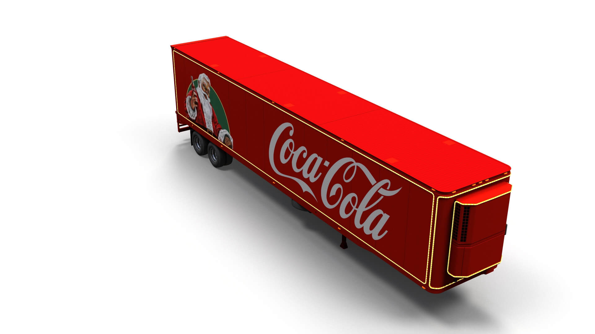 Coca-Cola Christmas Trailer 3D Model by Veaceslav Condraciuc
