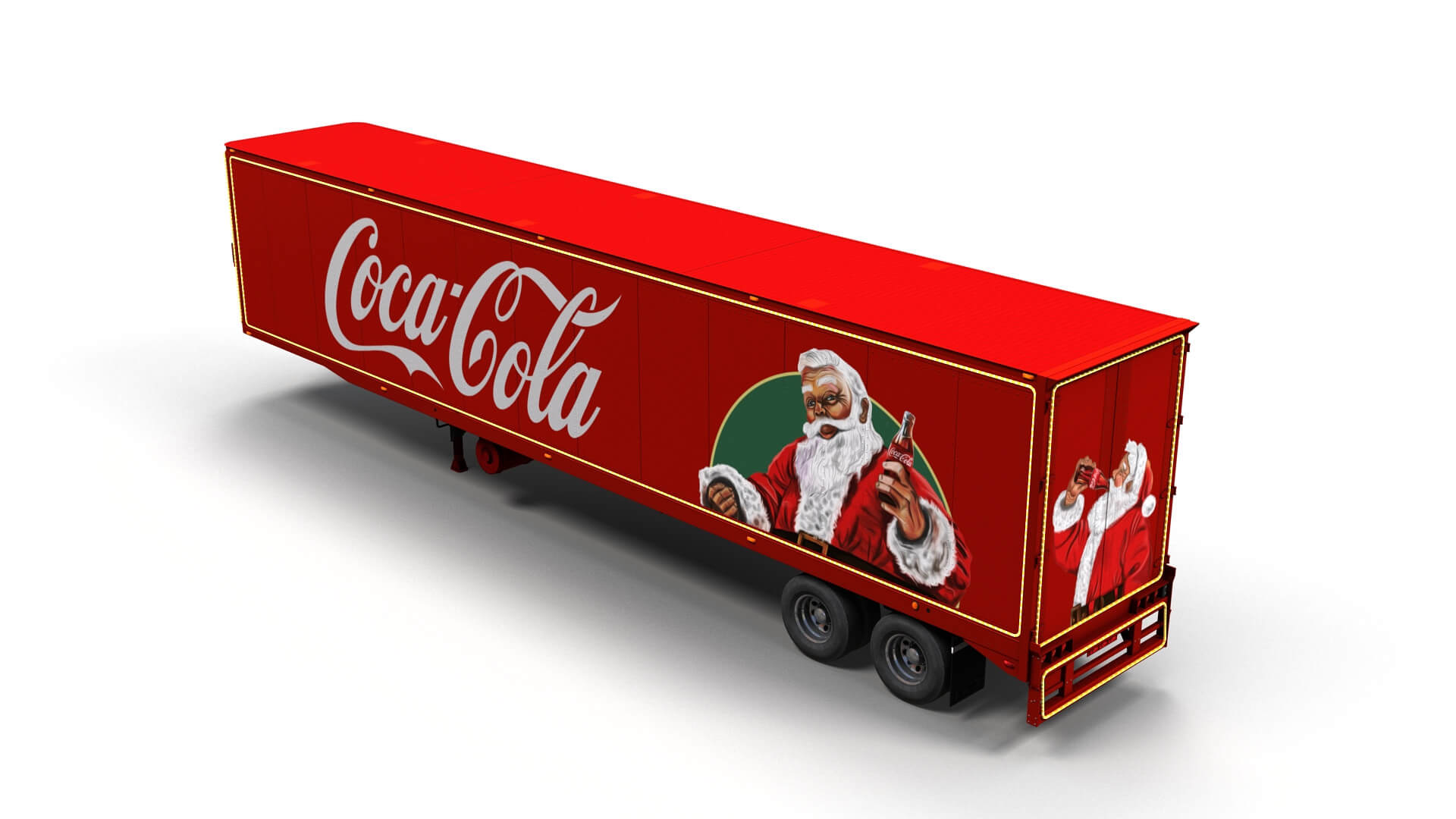 Coca-Cola Christmas Trailer 3D Model by Veaceslav Condraciuc