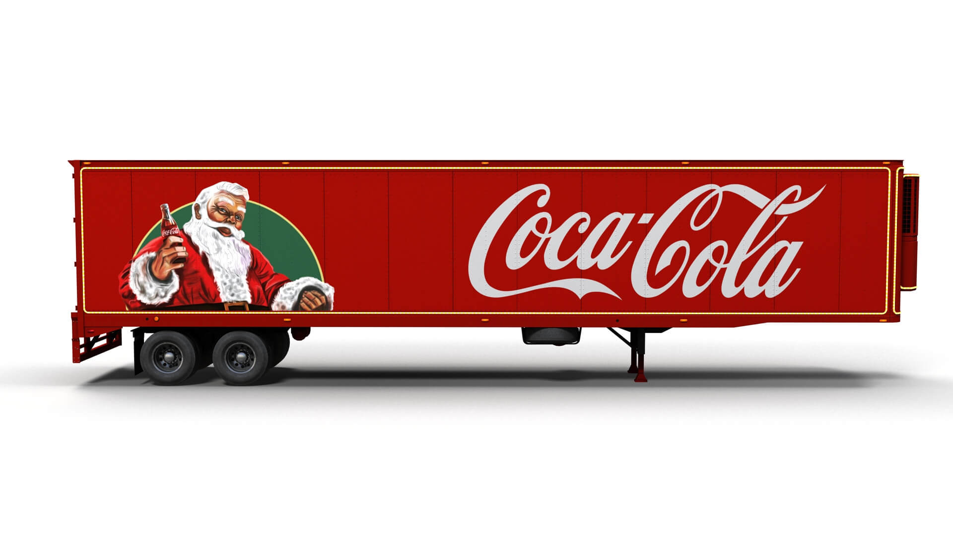 Coca-Cola Christmas Trailer 3D Model by Veaceslav Condraciuc
