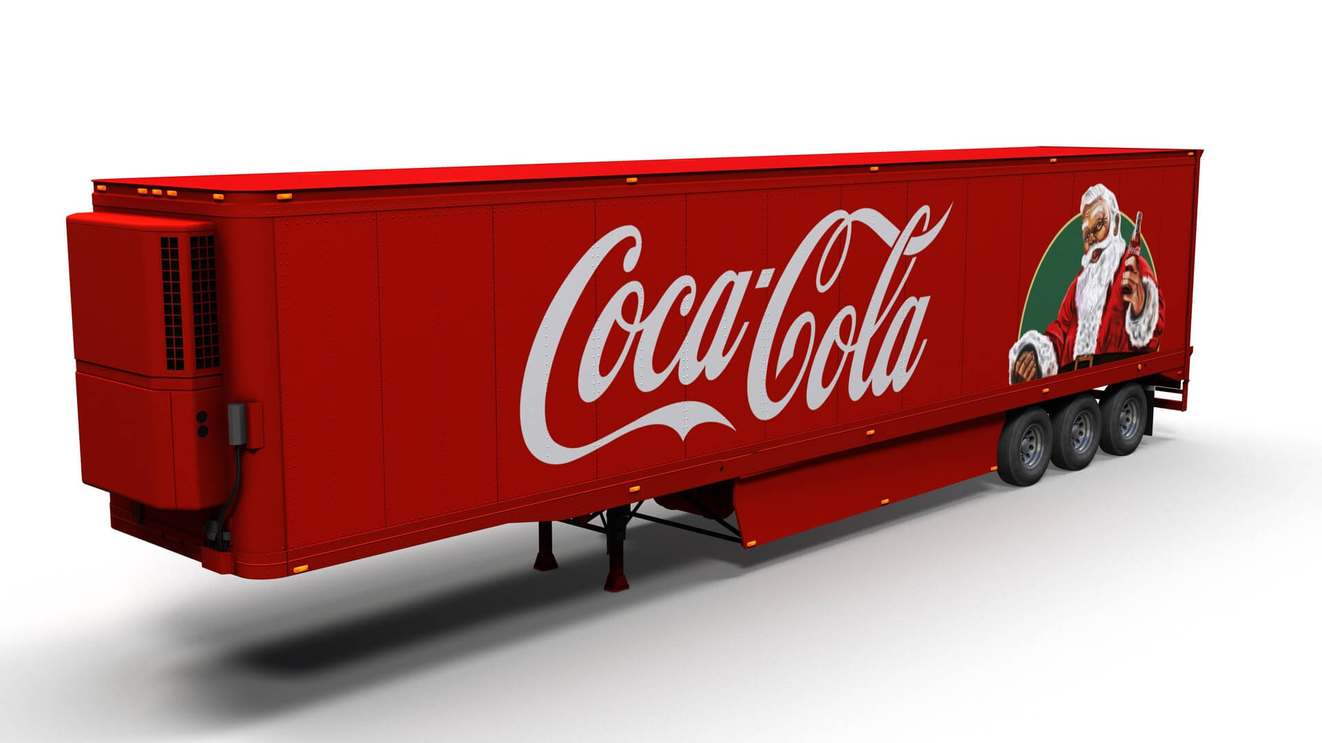 Coca-Cola Christmas Trailer 3D Model by Veaceslav Condraciuc