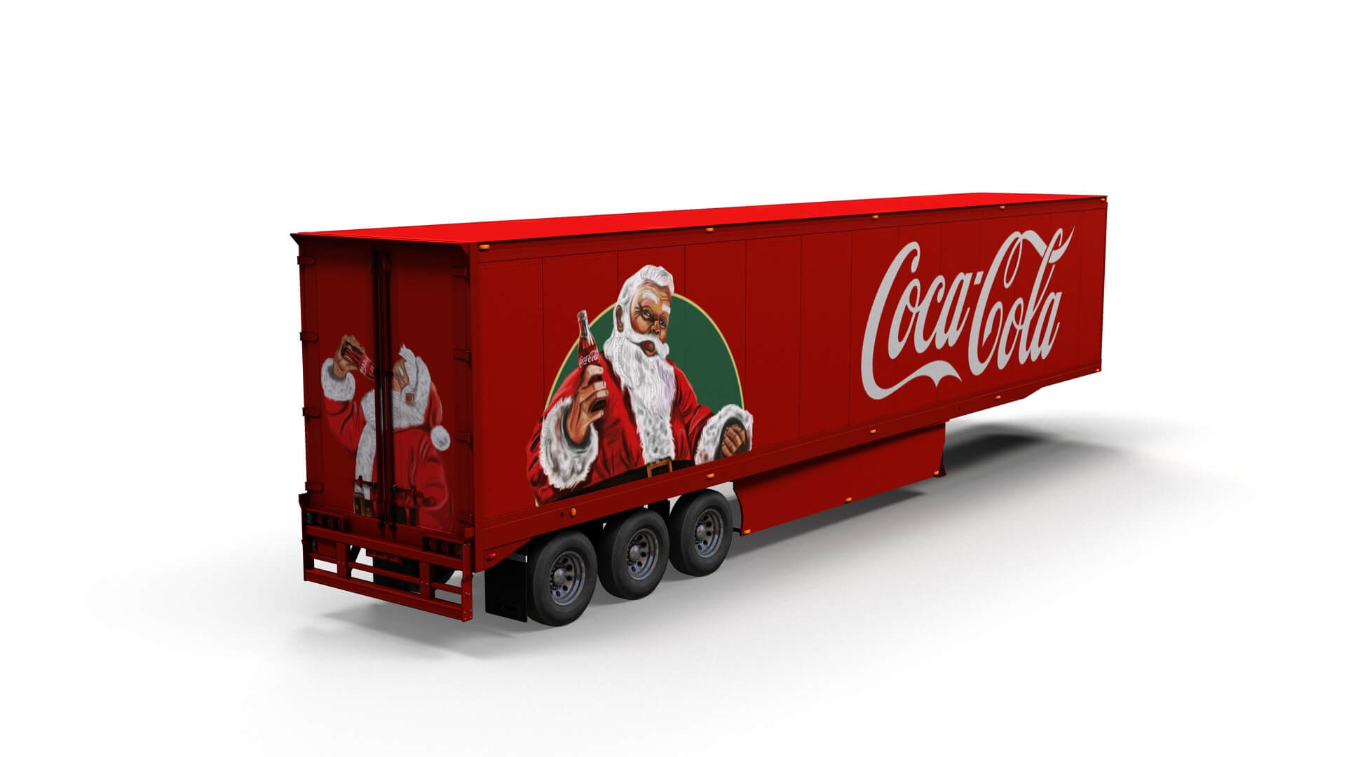 Coca-Cola Christmas Trailer 3D Model by Veaceslav Condraciuc