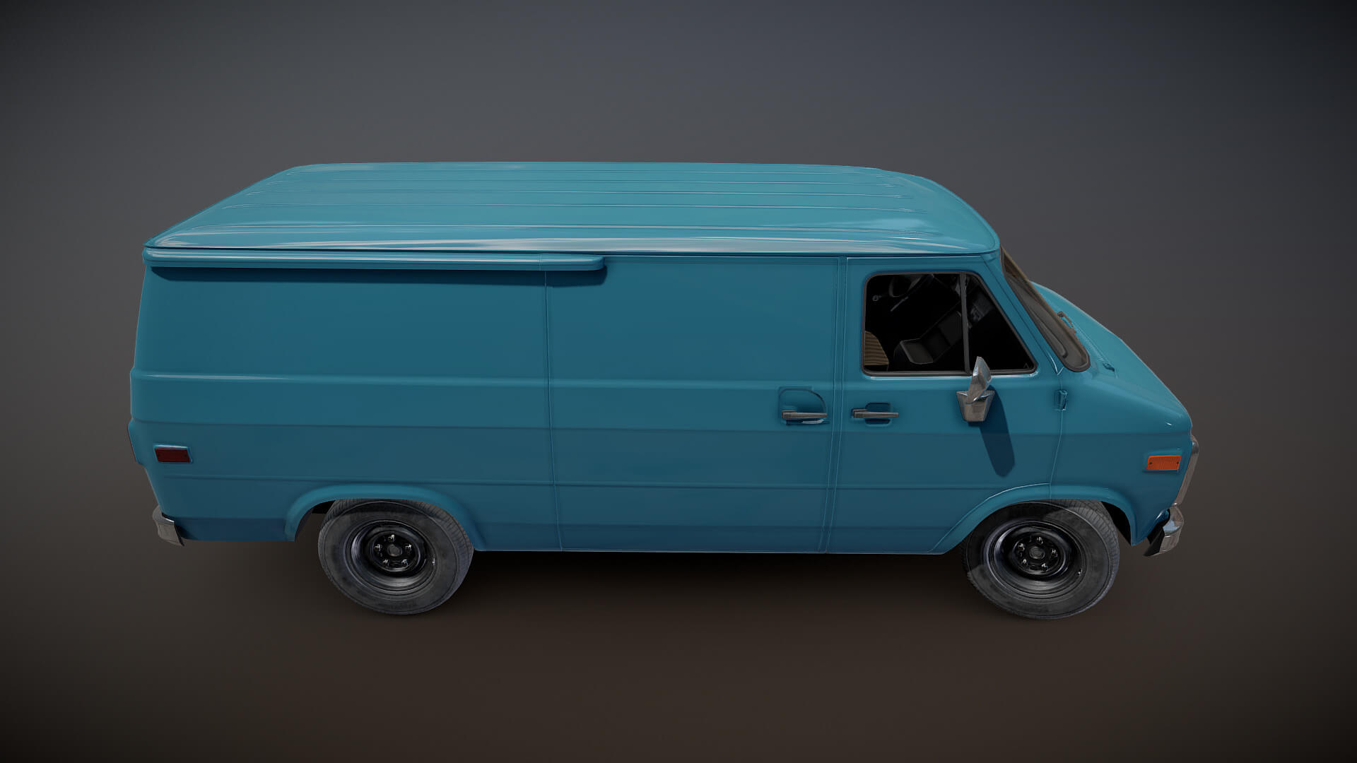 Commercial Van - 3D Model by Veaceslav Condraciuc