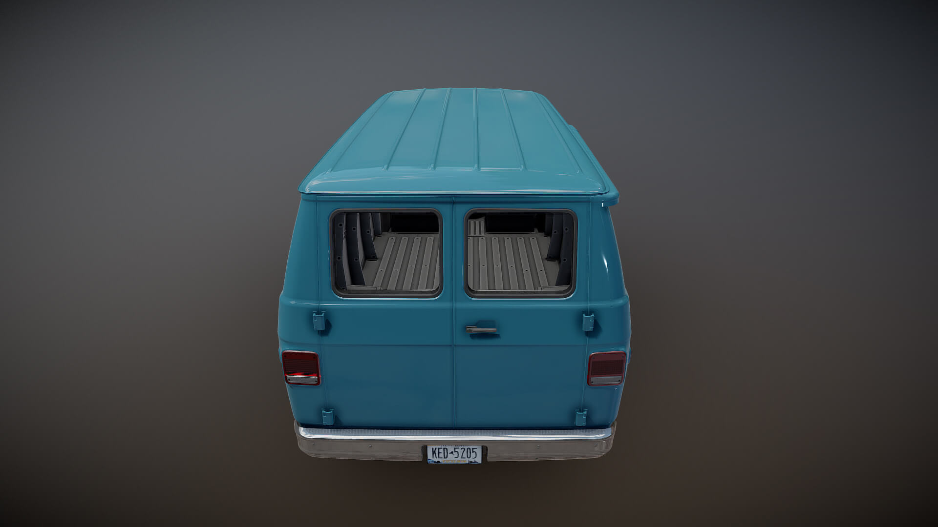 Commercial Van - 3D Model by Veaceslav Condraciuc