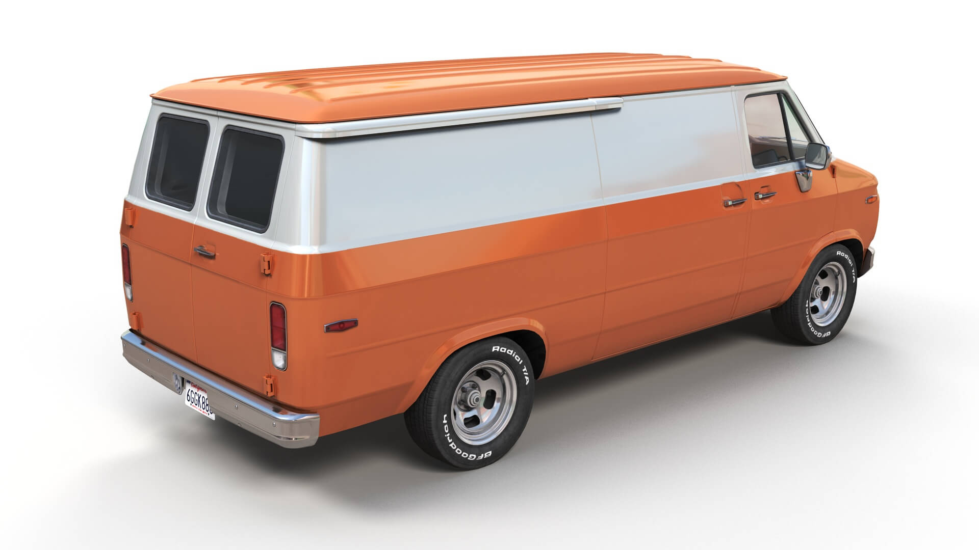 Custom American Van - 3D Model by Veaceslav Condraciuc