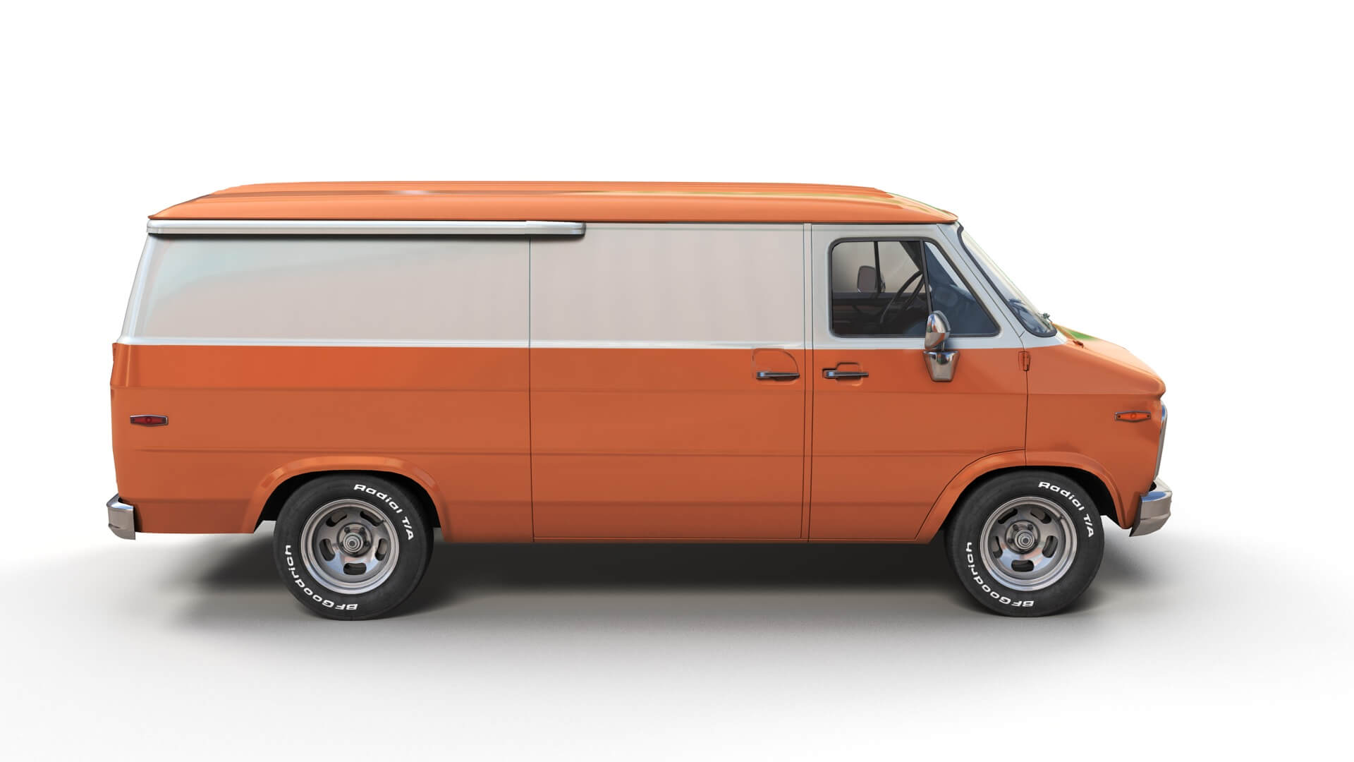Custom American Van - 3D Model by Veaceslav Condraciuc