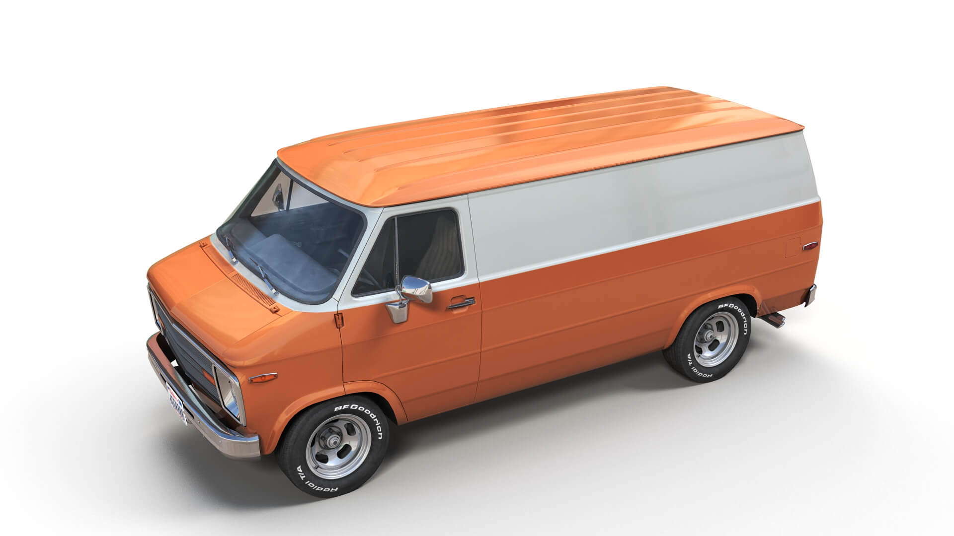 Custom American Van - 3D Model by Veaceslav Condraciuc