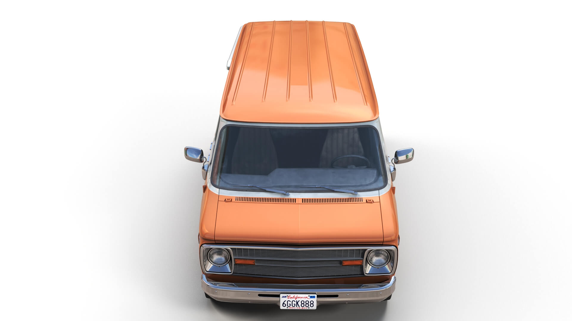 Custom American Van - 3D Model by Veaceslav Condraciuc