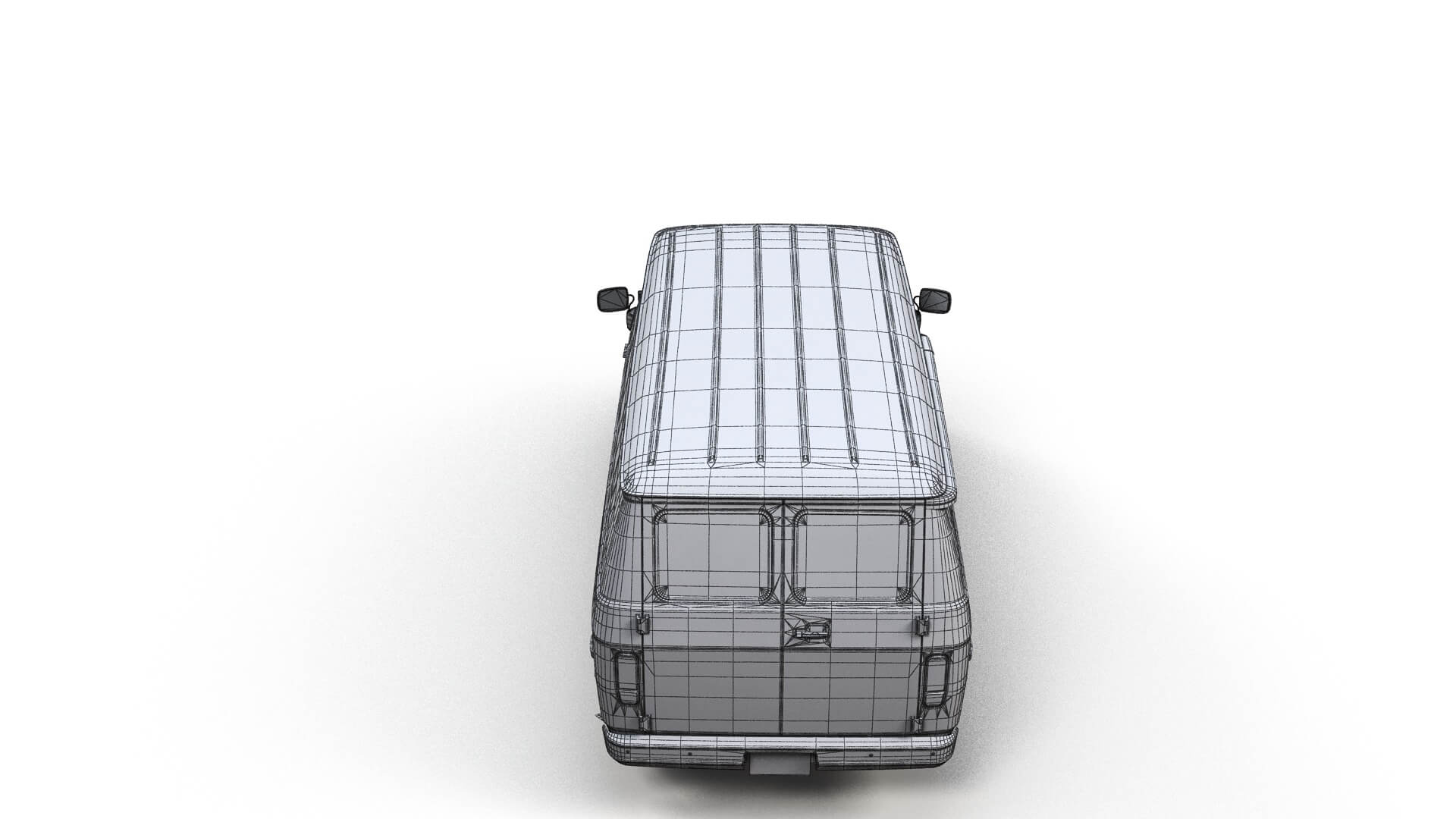 Custom American Van - 3D Model by Veaceslav Condraciuc