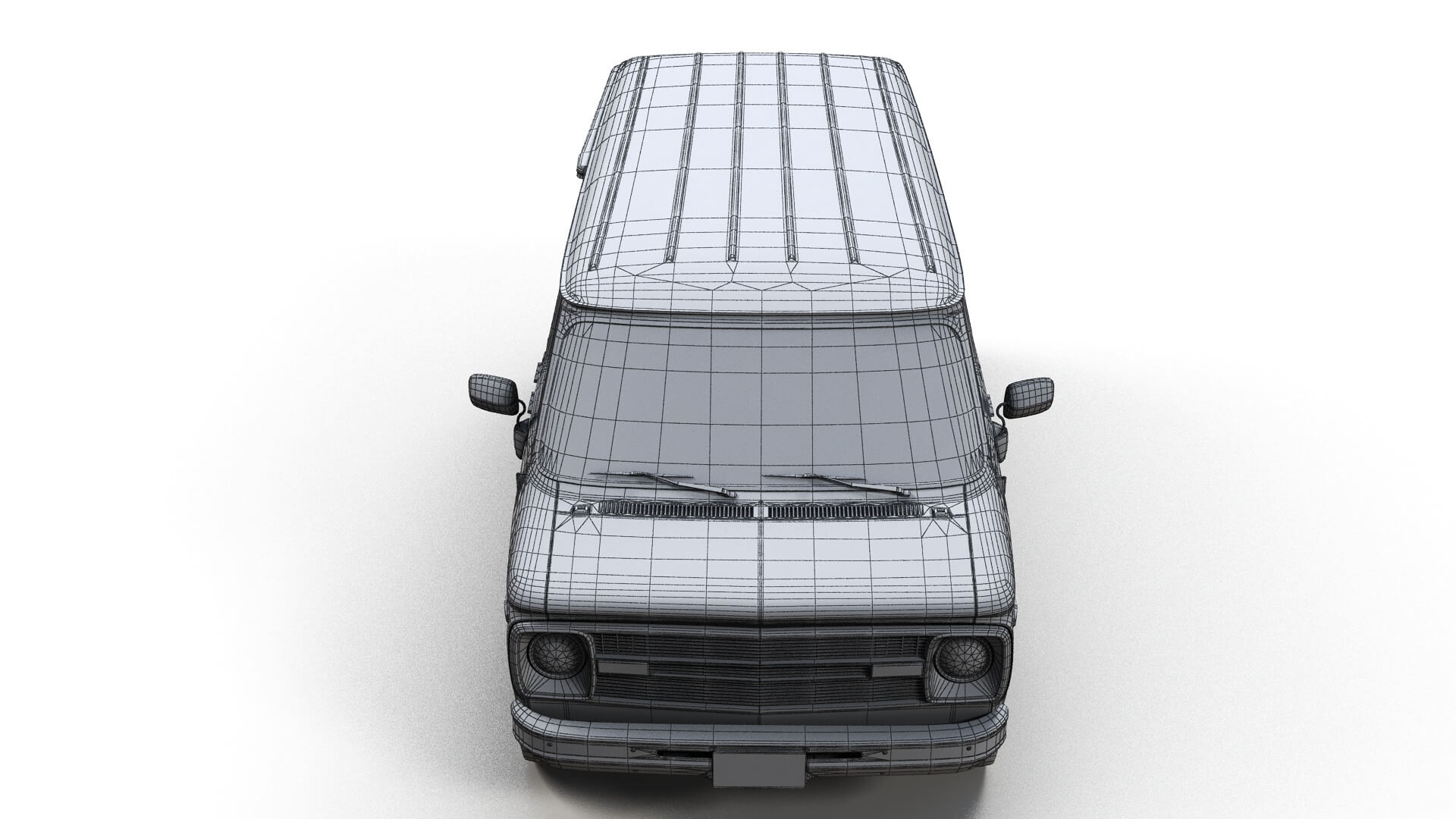 Custom American Van - 3D Model by Veaceslav Condraciuc