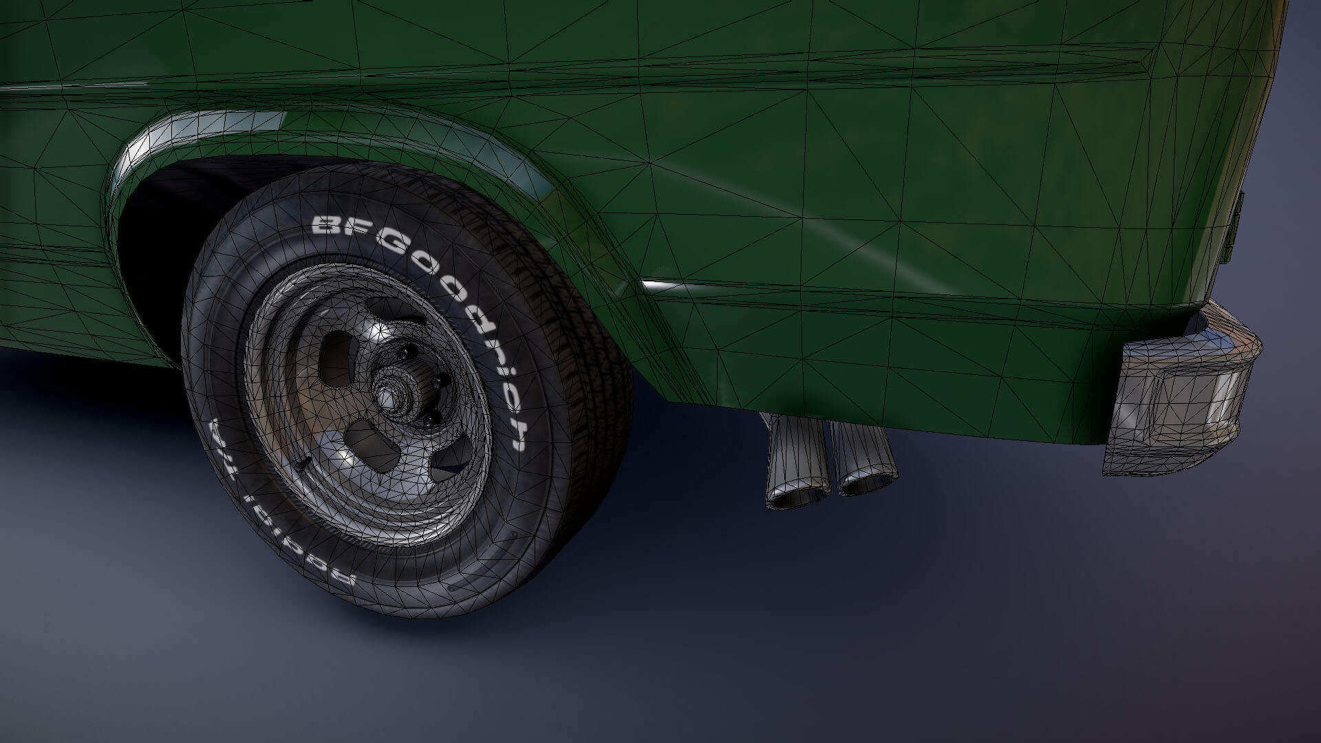 Custom American Van - 3D Model by Veaceslav Condraciuc