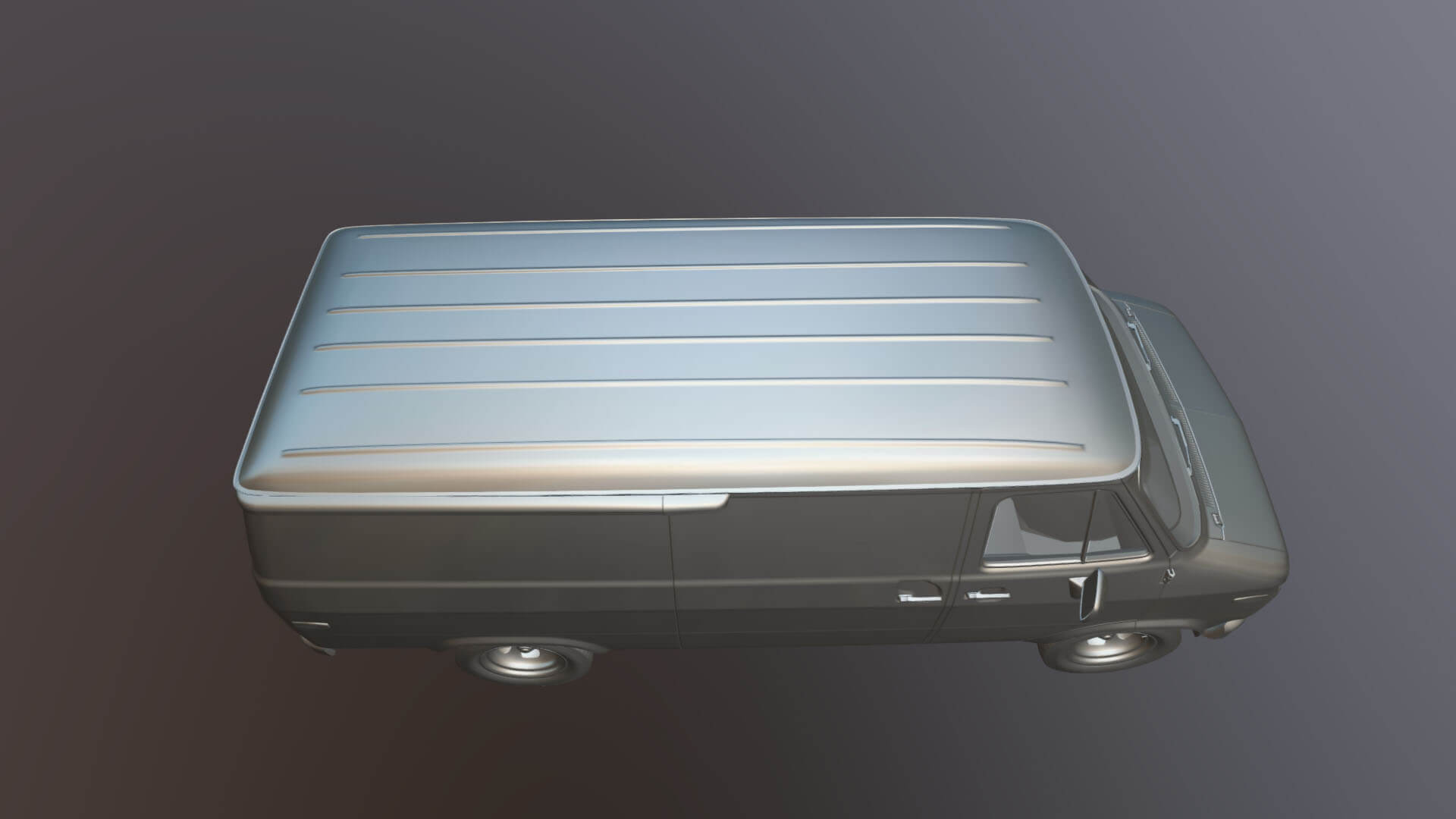 Custom American Van - 3D Model by Veaceslav Condraciuc