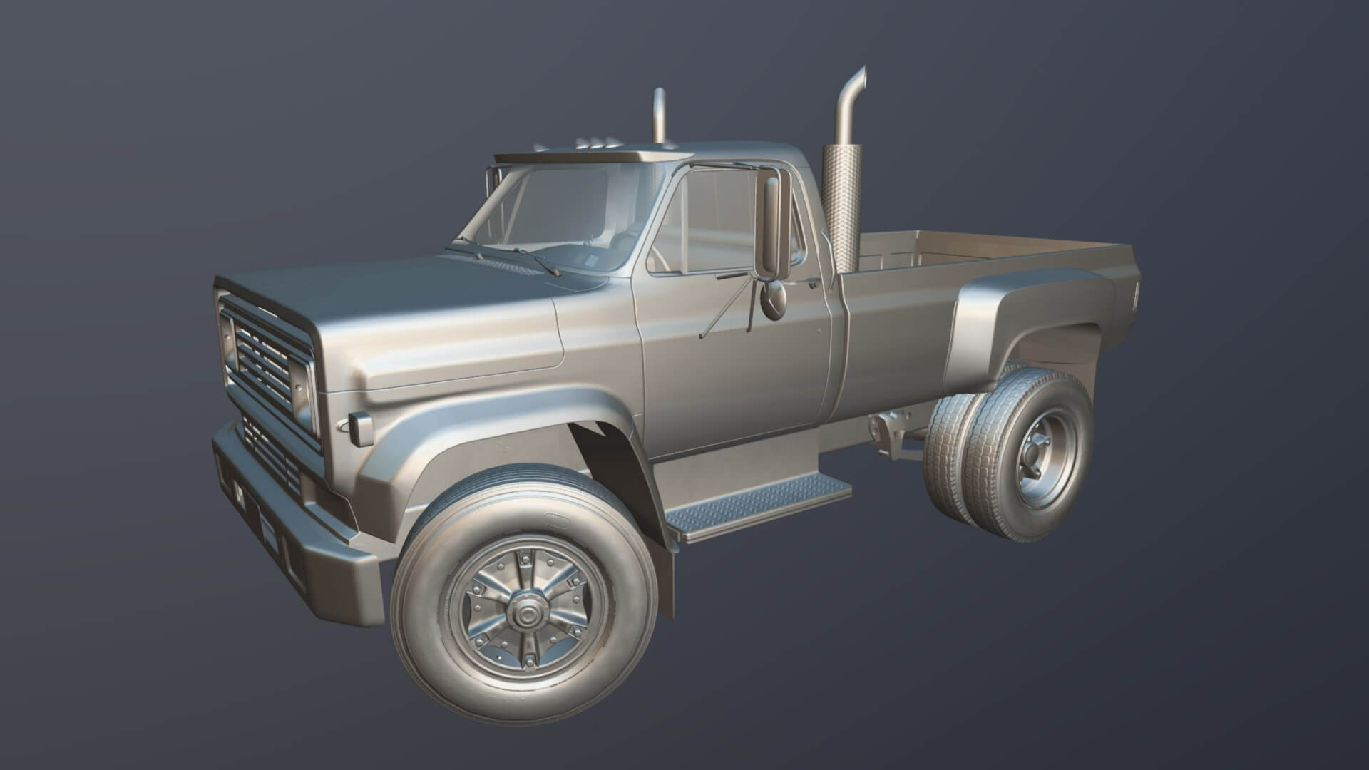 Custom Pickup Truck - 3D Model by Veaceslav Condraciuc