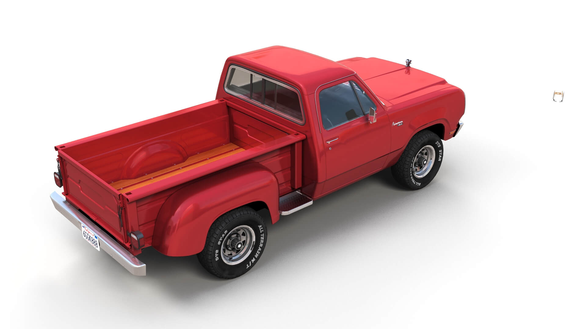 Dodge D100 Utiline 1979 - 3D Model by Veaceslav Condraciuc