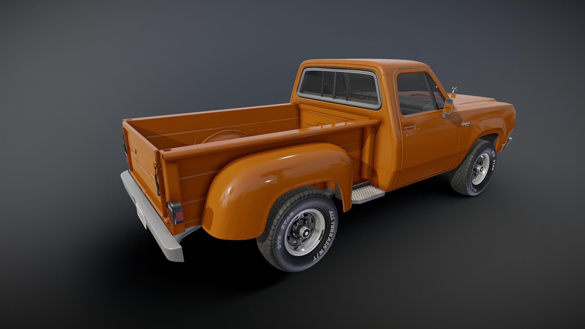 Dodge D100 Utiline 1979 - 3D Model by Veaceslav Condraciuc