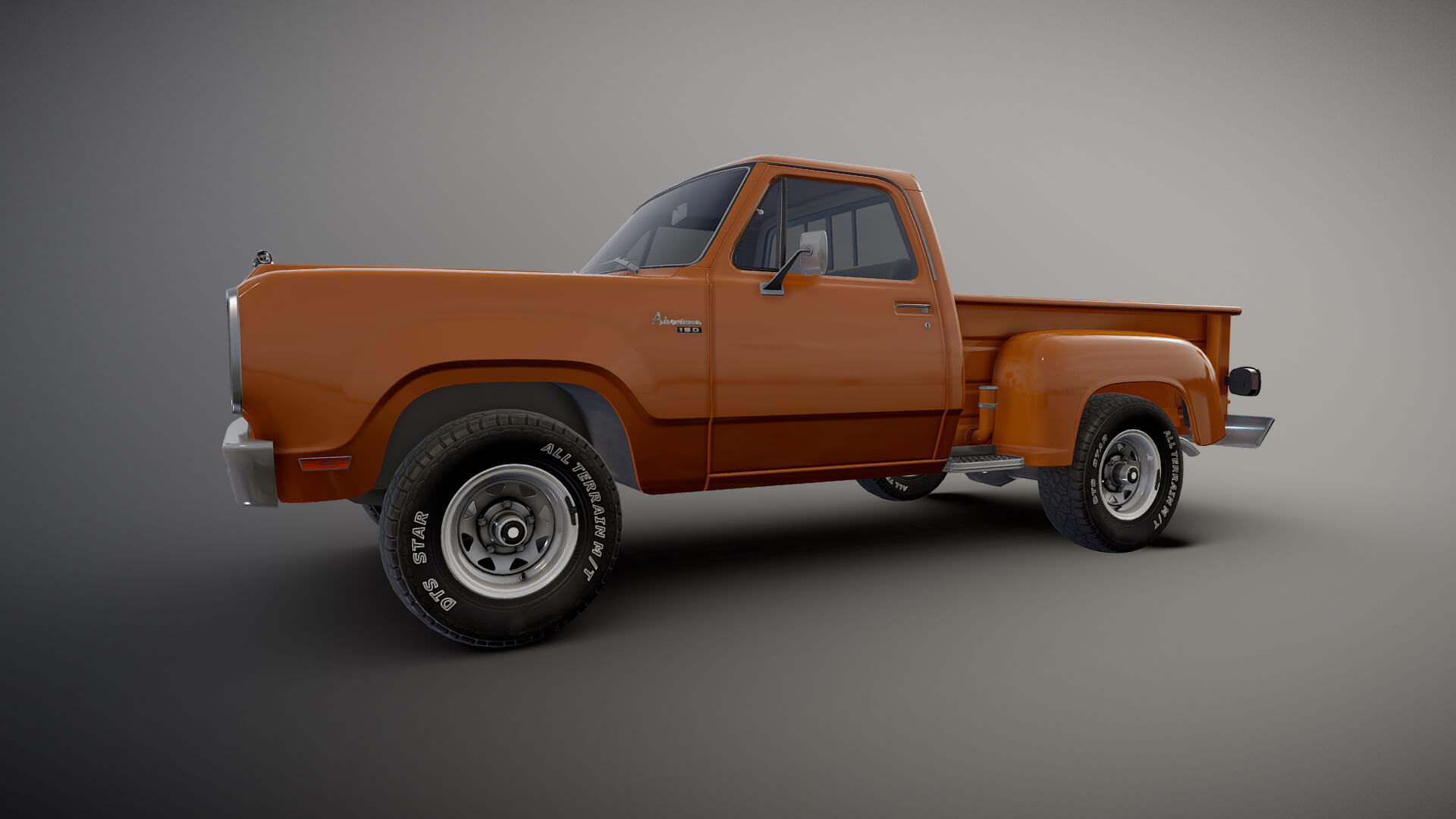 Dodge D100 Utiline 1979 - 3D Model by Veaceslav Condraciuc
