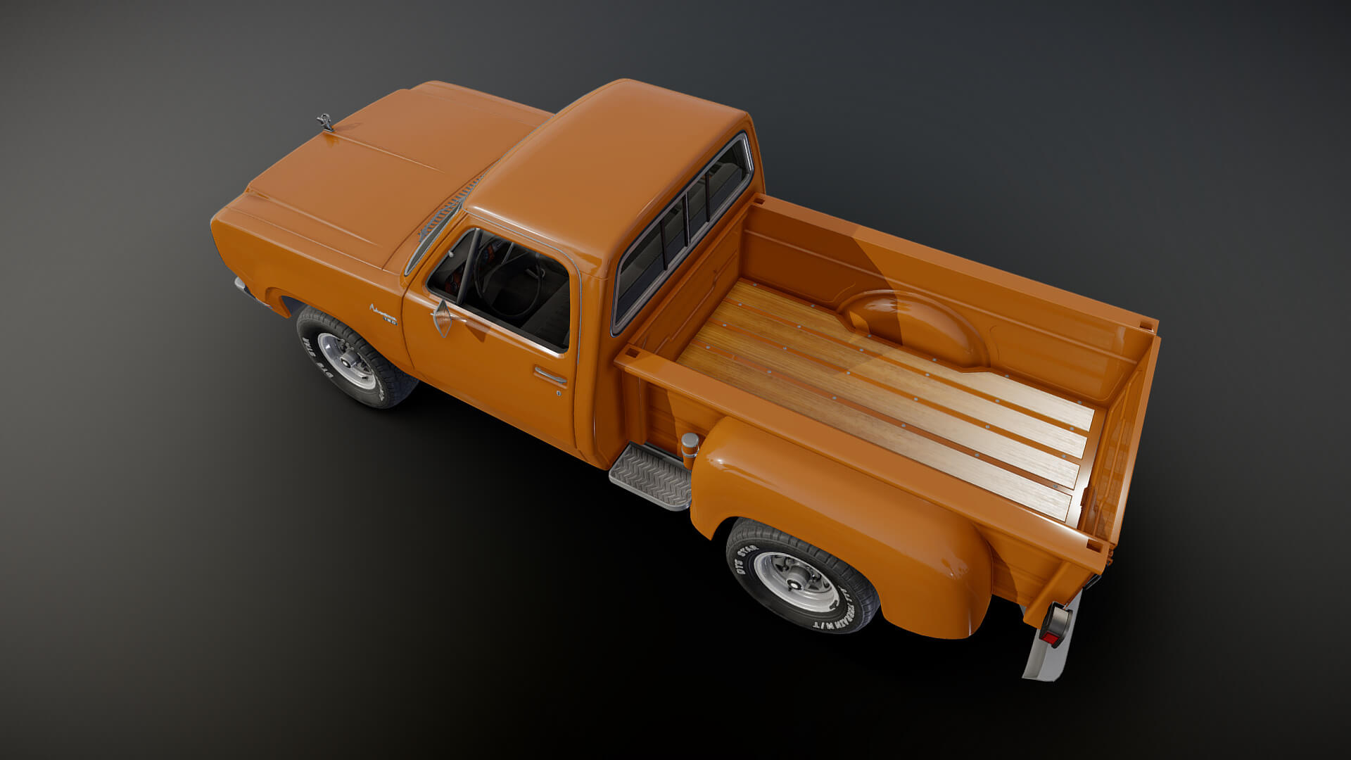 Dodge D100 Utiline 1979 - 3D Model by Veaceslav Condraciuc