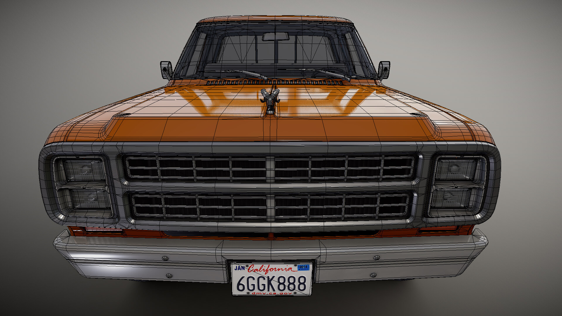 Dodge D100 Utiline 1979 - 3D Model by Veaceslav Condraciuc