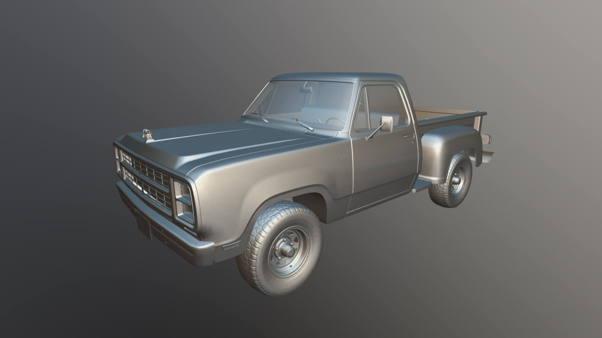 Dodge D100 Utiline 1979 - 3D Model by Veaceslav Condraciuc
