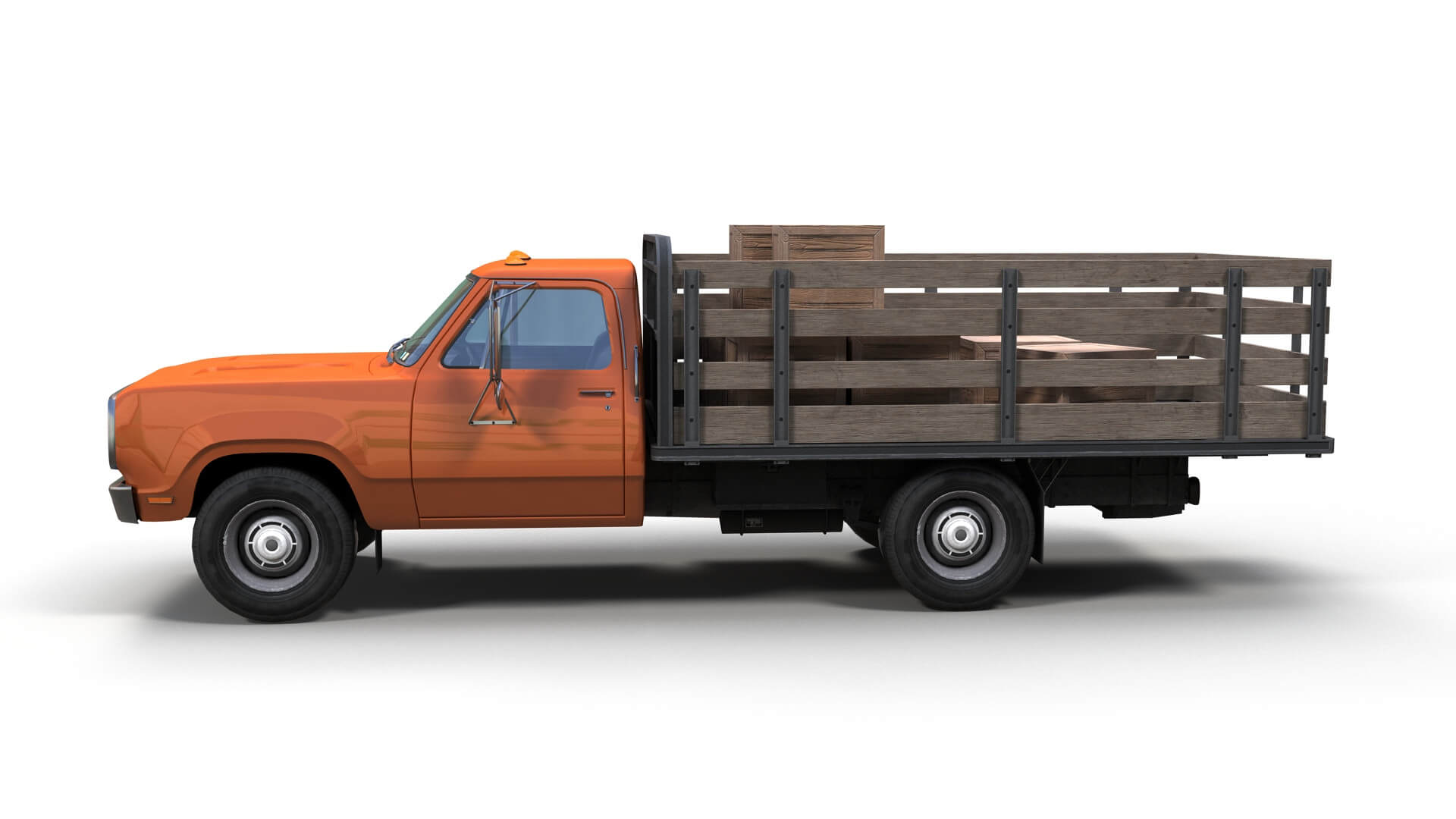 Dodge Light-Duty Stake Truck 3D Model by Veaceslav Condraciuc